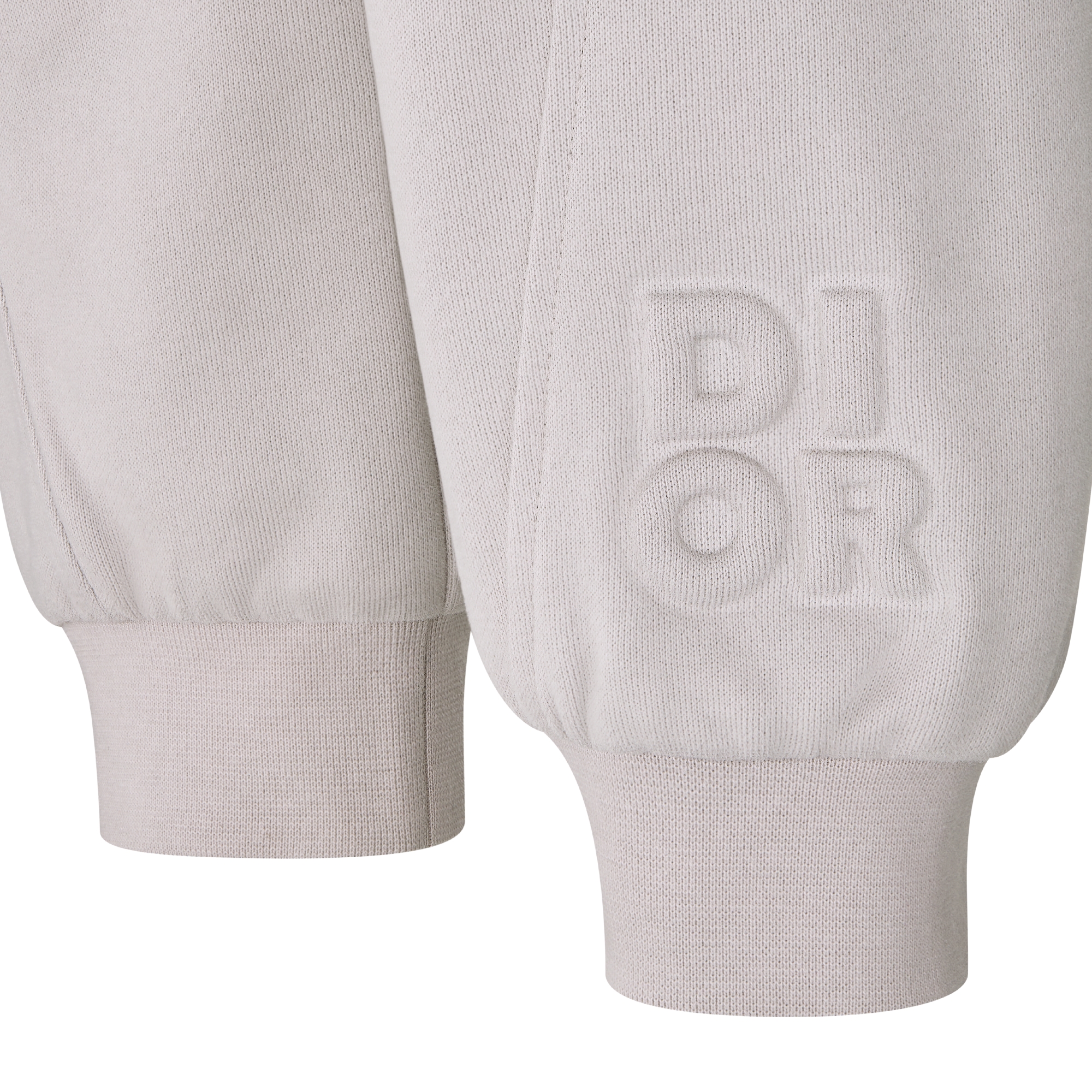 Kids' Track Pants Ivory Cotton Fleece | DIOR