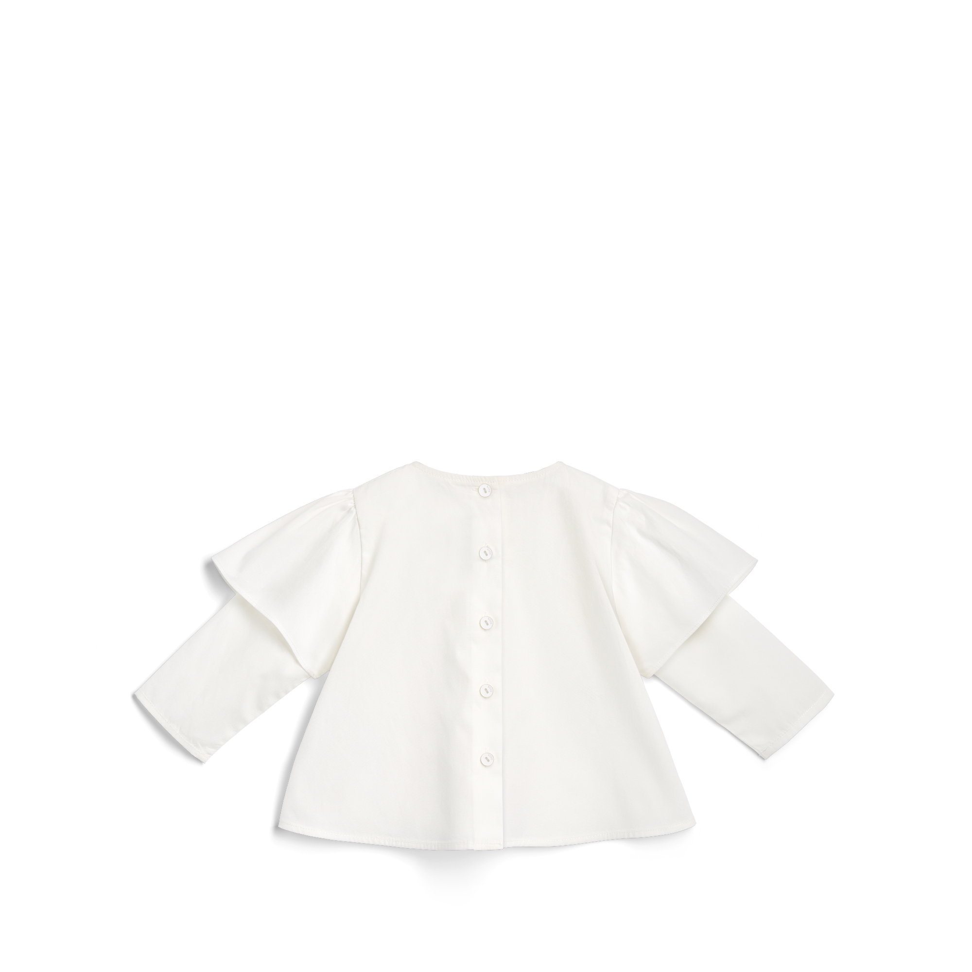 Baby Shirt White Cotton Poplin | DIOR
