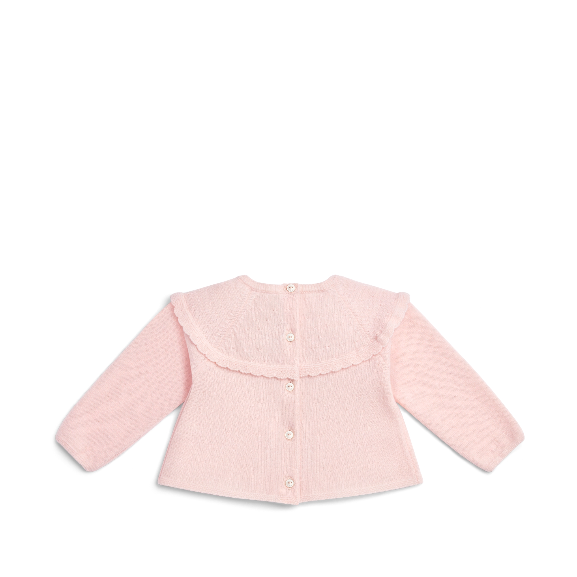 Baby Outfit Pale Pink Wool and Cashmere Knit | DIOR