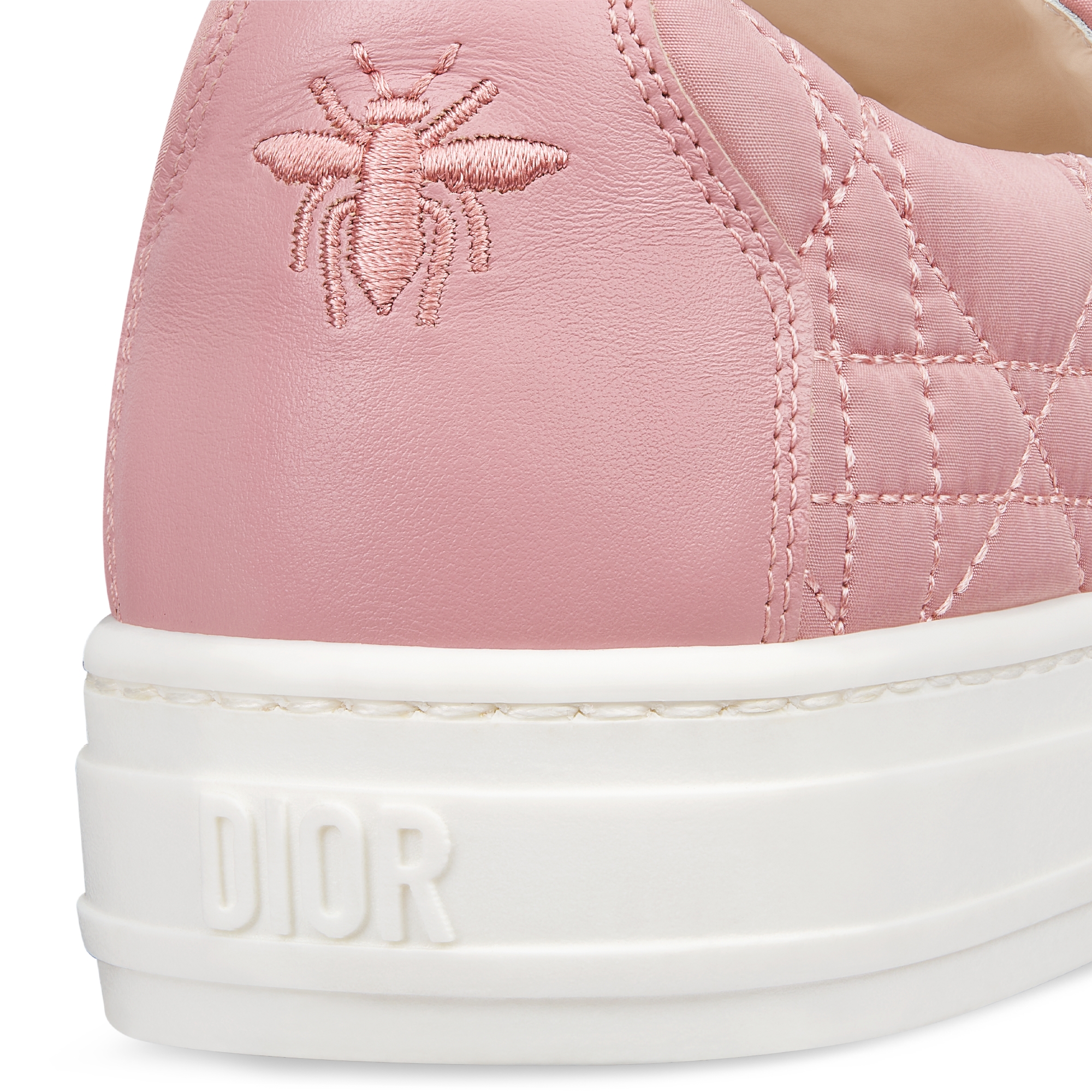 Kids' Slip-On Sneaker Antique Pink Cannage Technical Fabric | DIOR