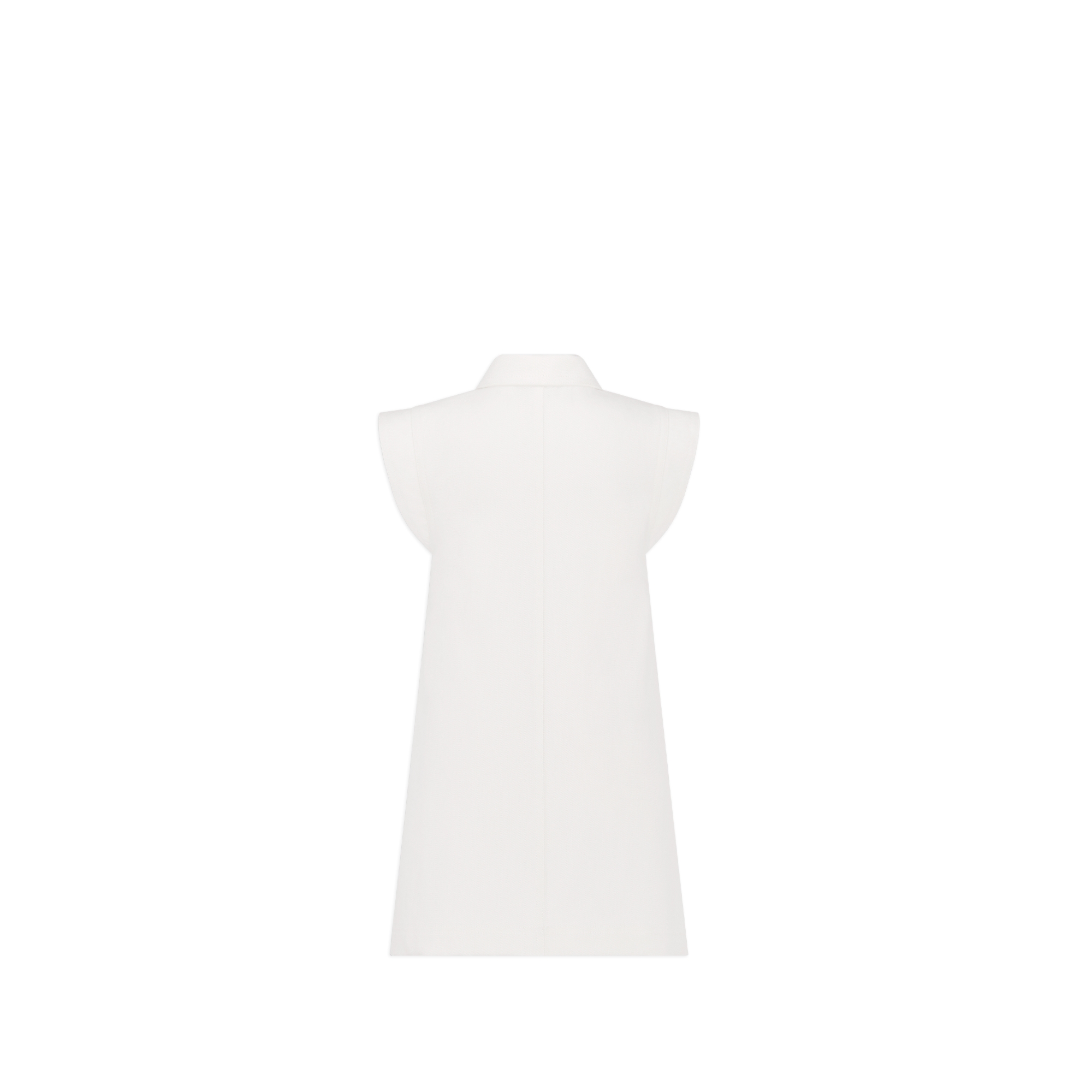 Kids' A-Line Dress Ivory Cotton Denim | DIOR