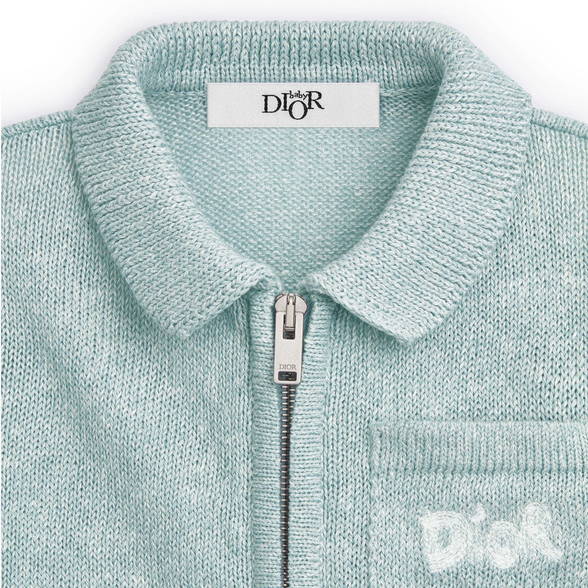 DIOR | ベビー カーディガン リネン & コットン 杢ニット