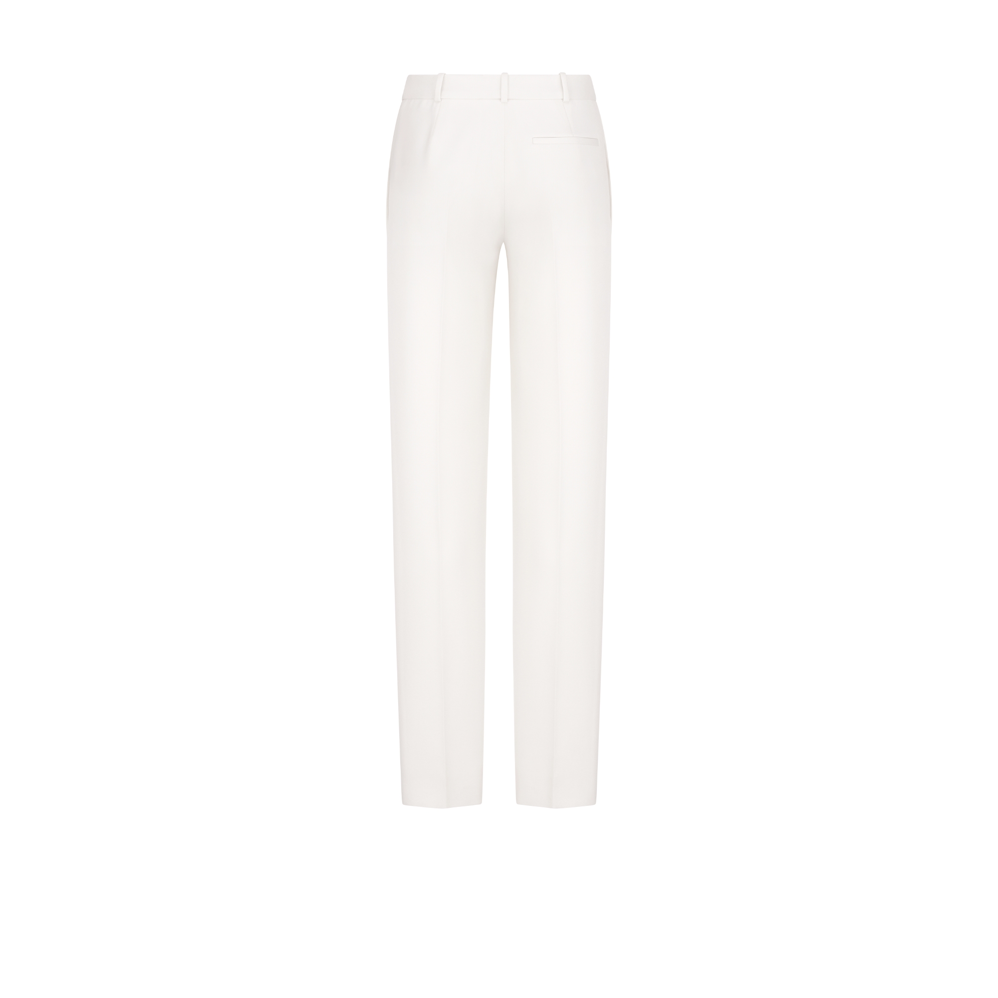 Fitted Pants Ecru Virgin Wool | DIOR