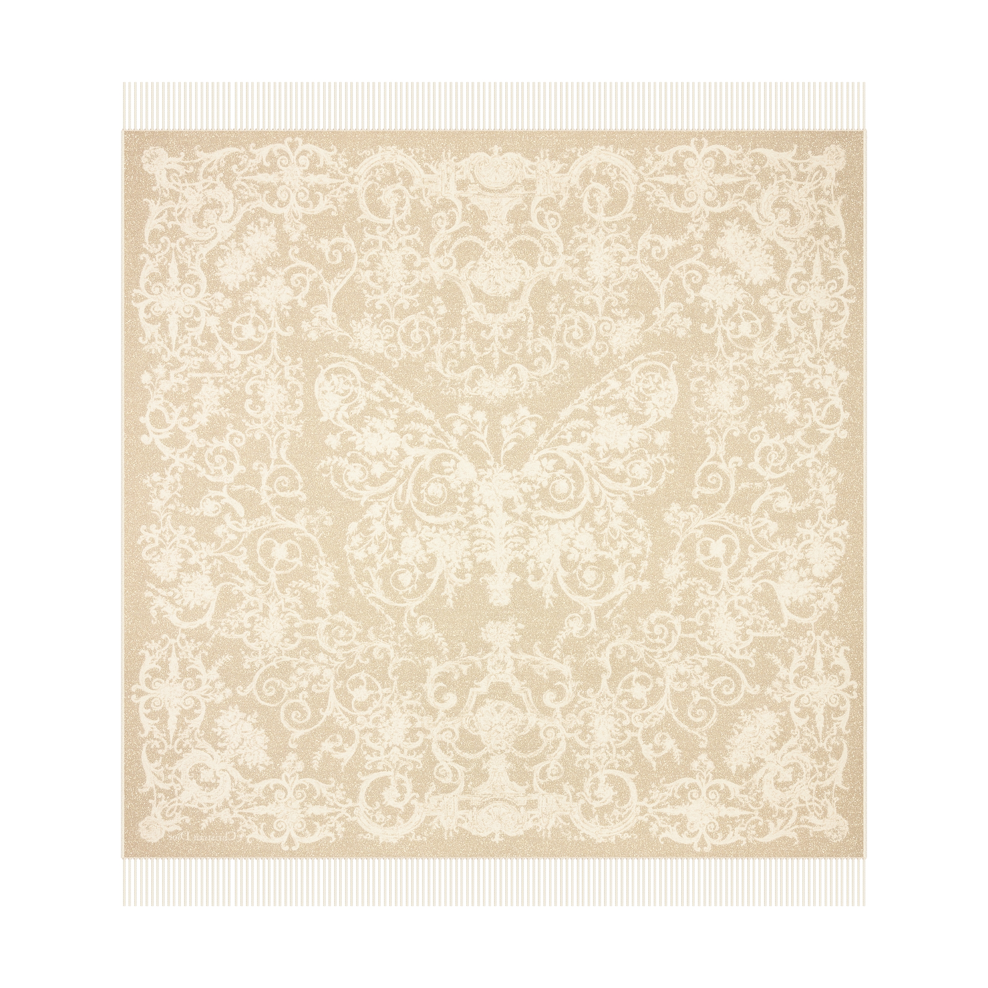 Dioresque Butterfly Blanket Gold-Tone Cashmere Blend and Metallic ...