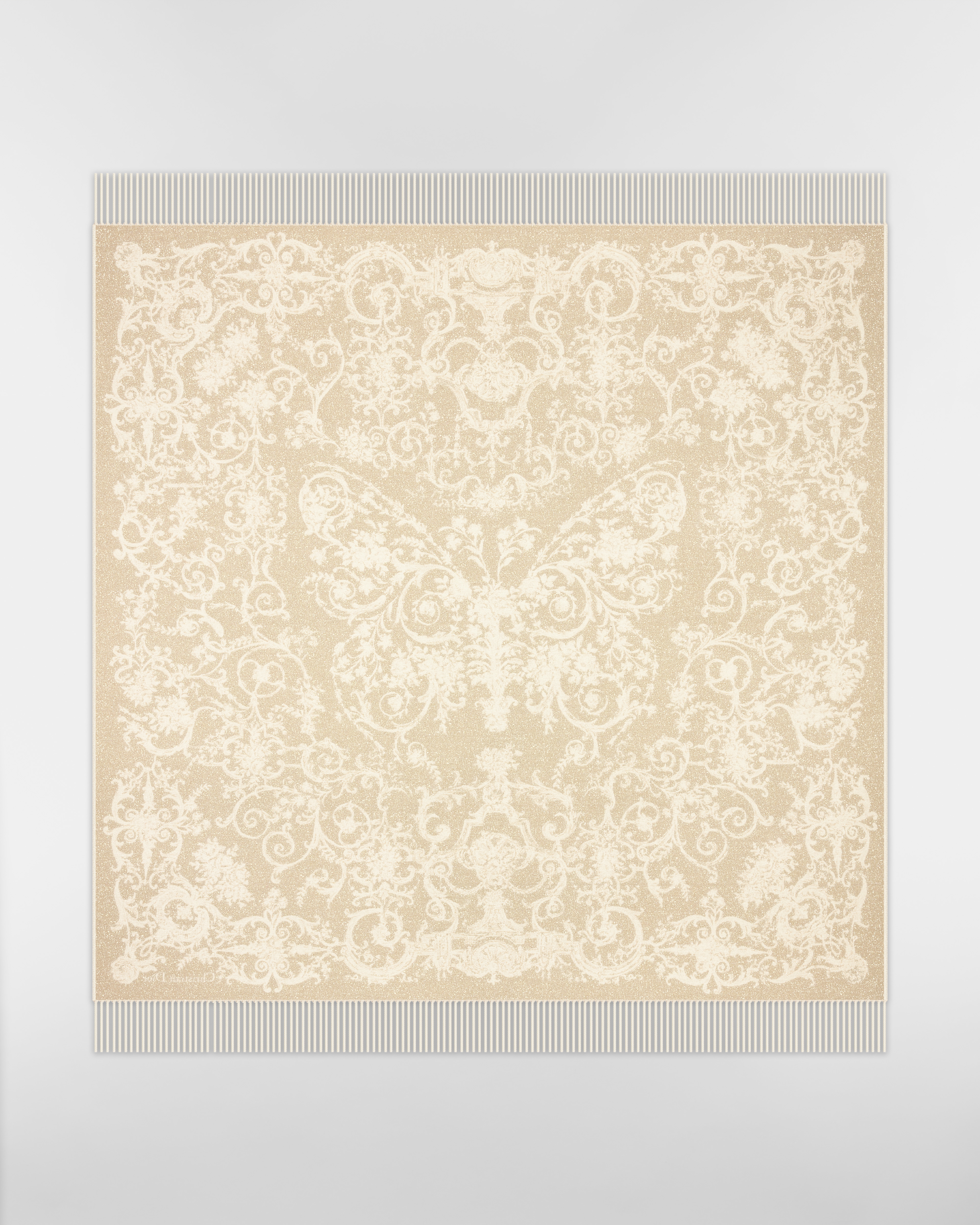Dioresque Butterfly Blanket Gold-Tone Cashmere Blend and Metallic ...