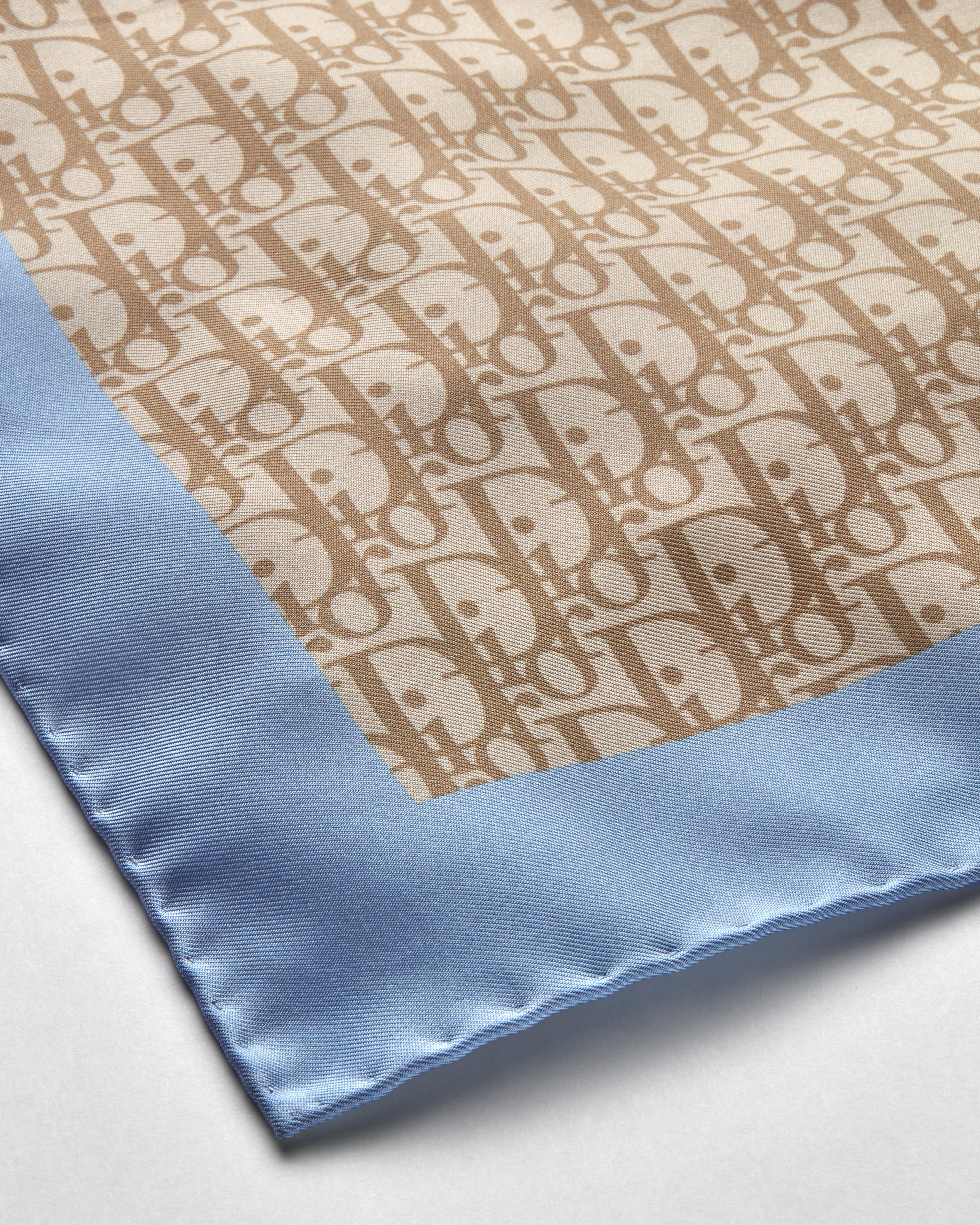 Dior Or Dior Infini 90 Square Scarf Beige Multicolor Silk Twill | DIOR