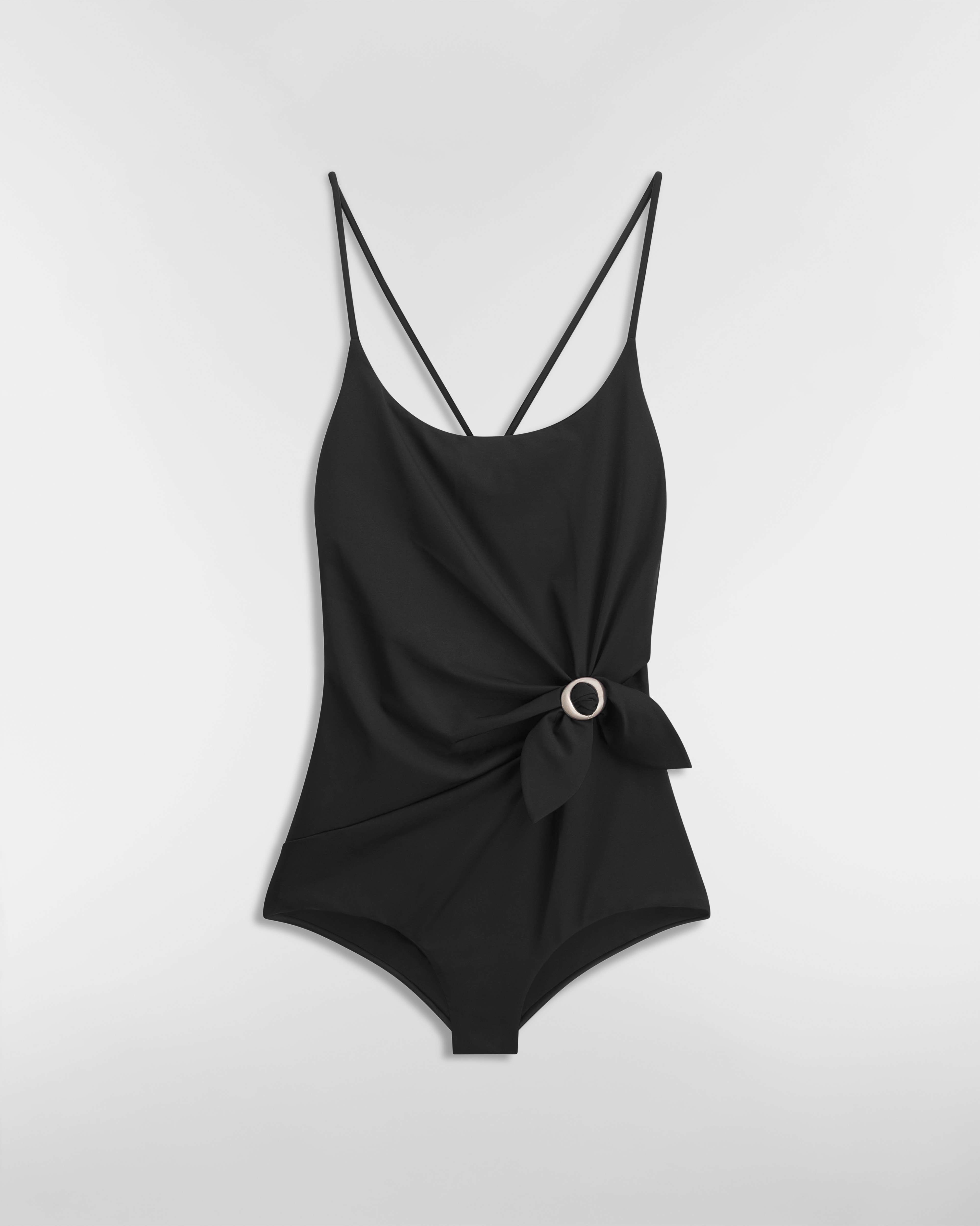 Dioriviera One-Piece Swimsuit Black Technical Fabric | DIOR