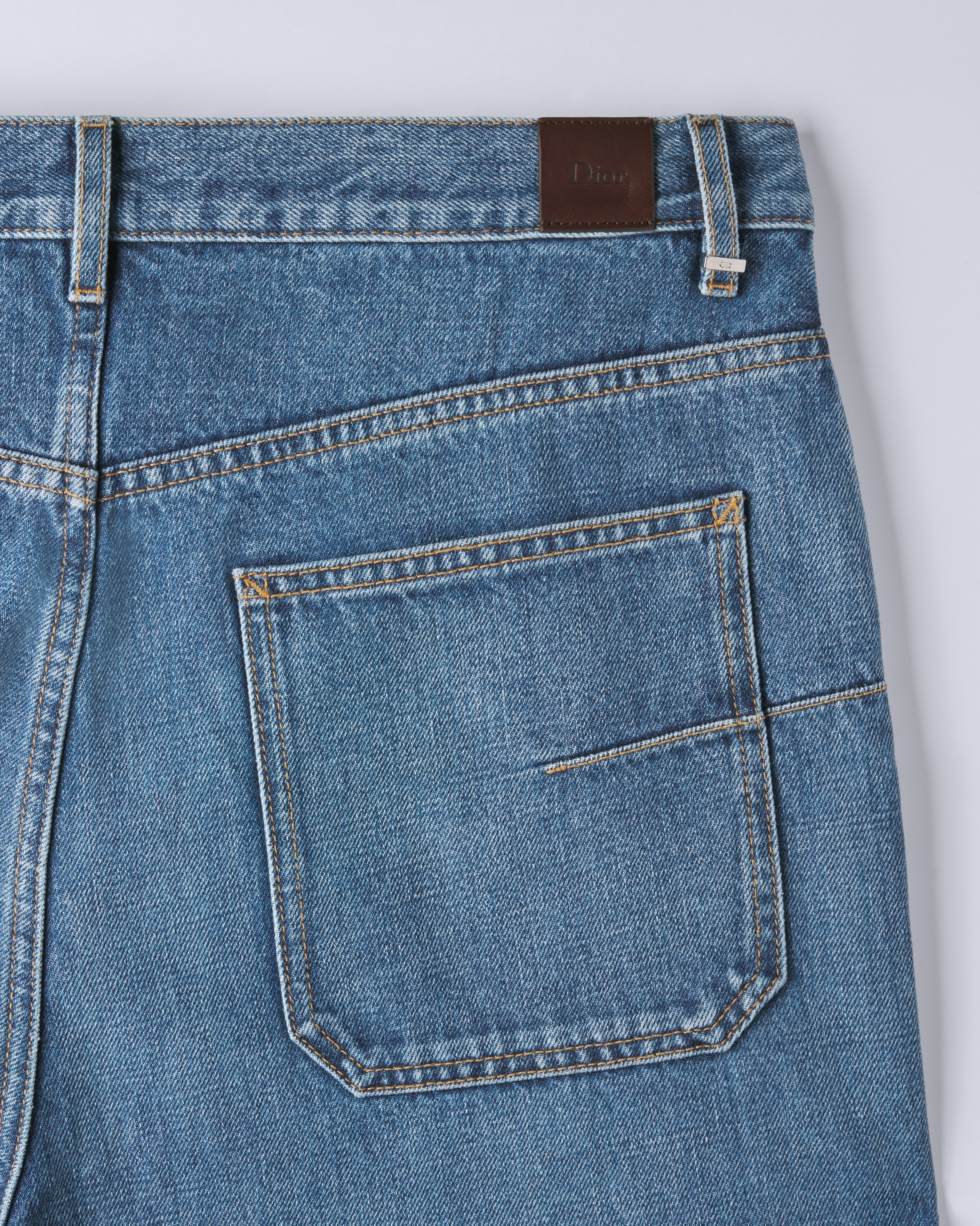 Cargo Jeans Blue Cotton Twill | DIOR