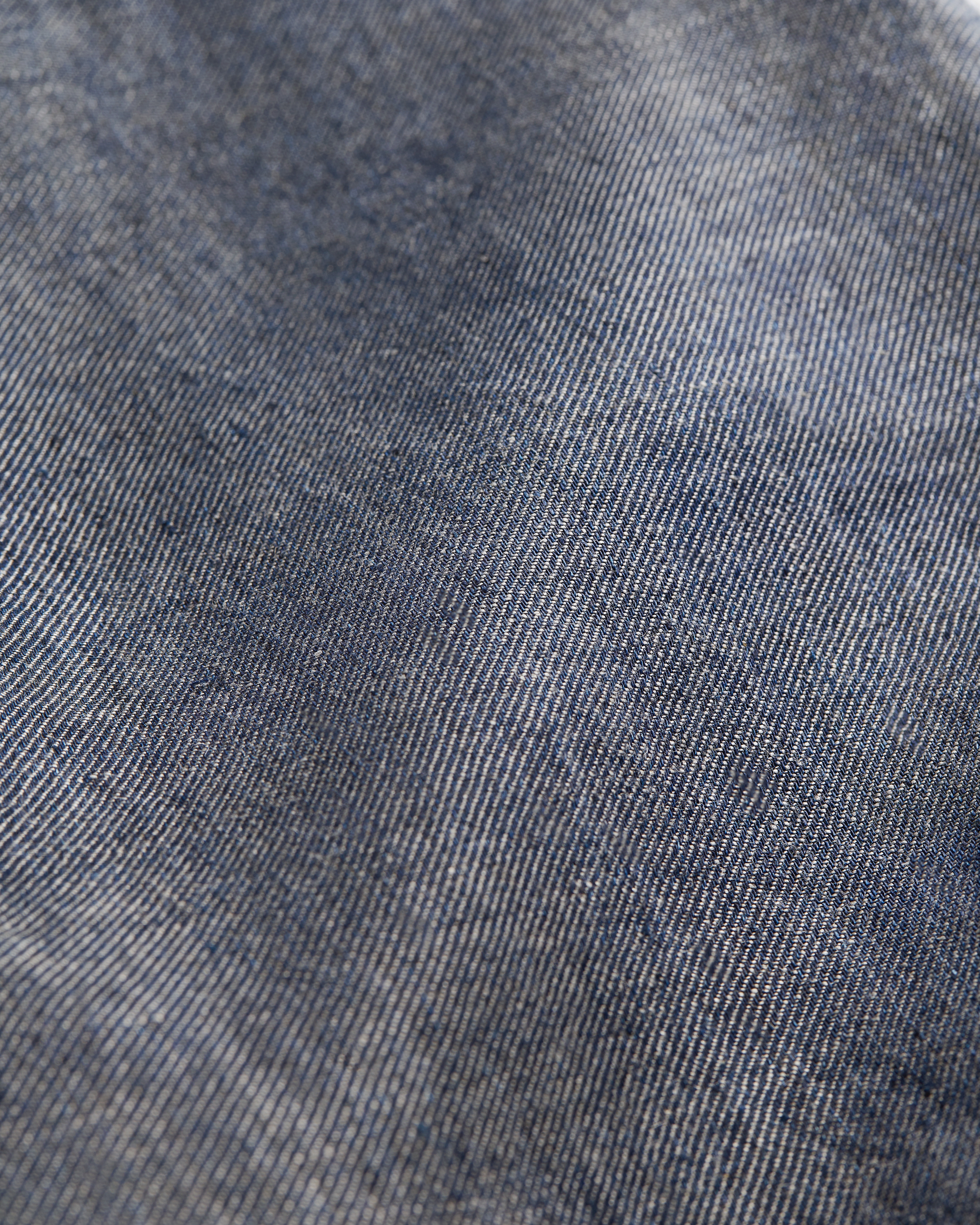 Jean regular long Sergé de lin bleu | DIOR