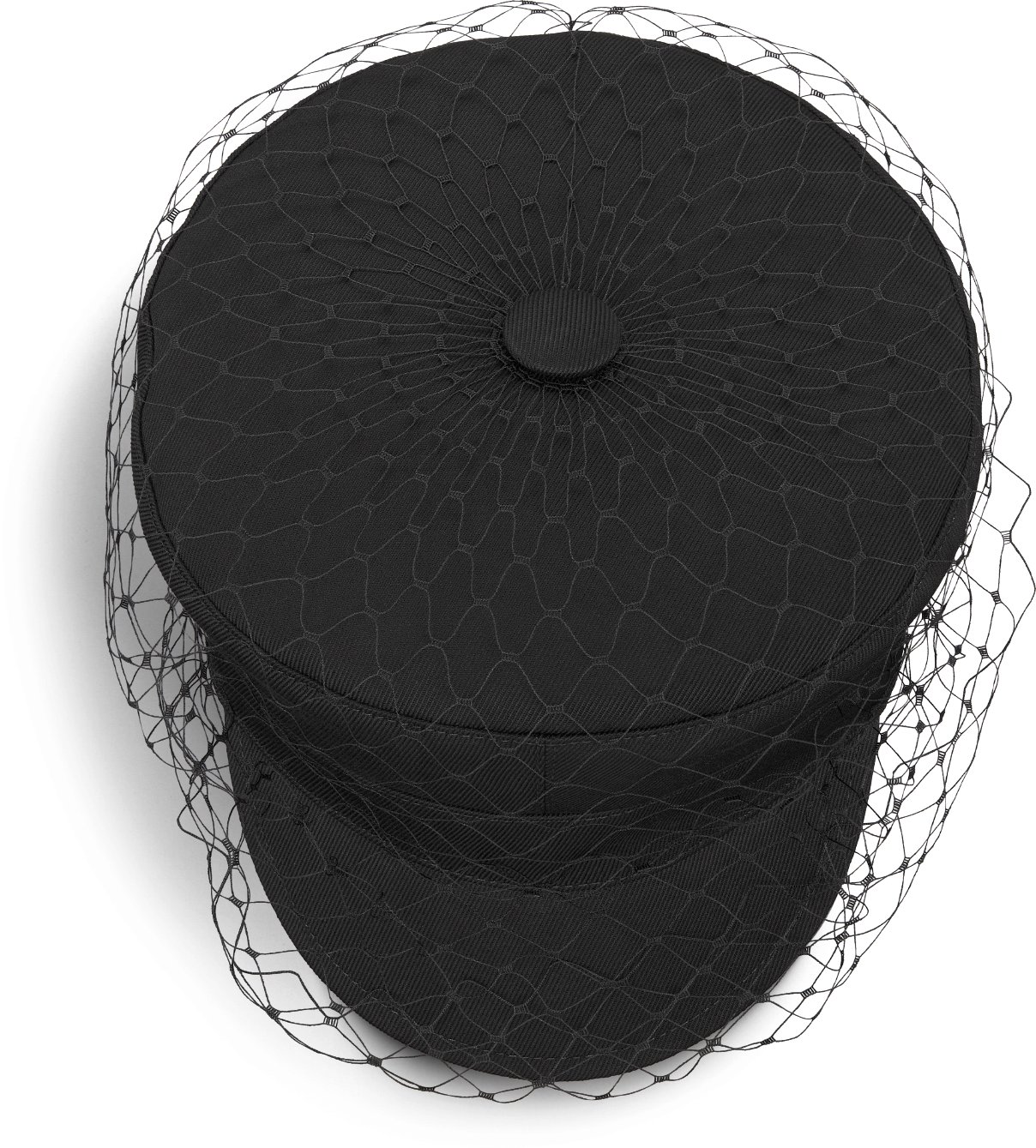 Dior Arty-pet met voile Van zwarte katoen | DIOR