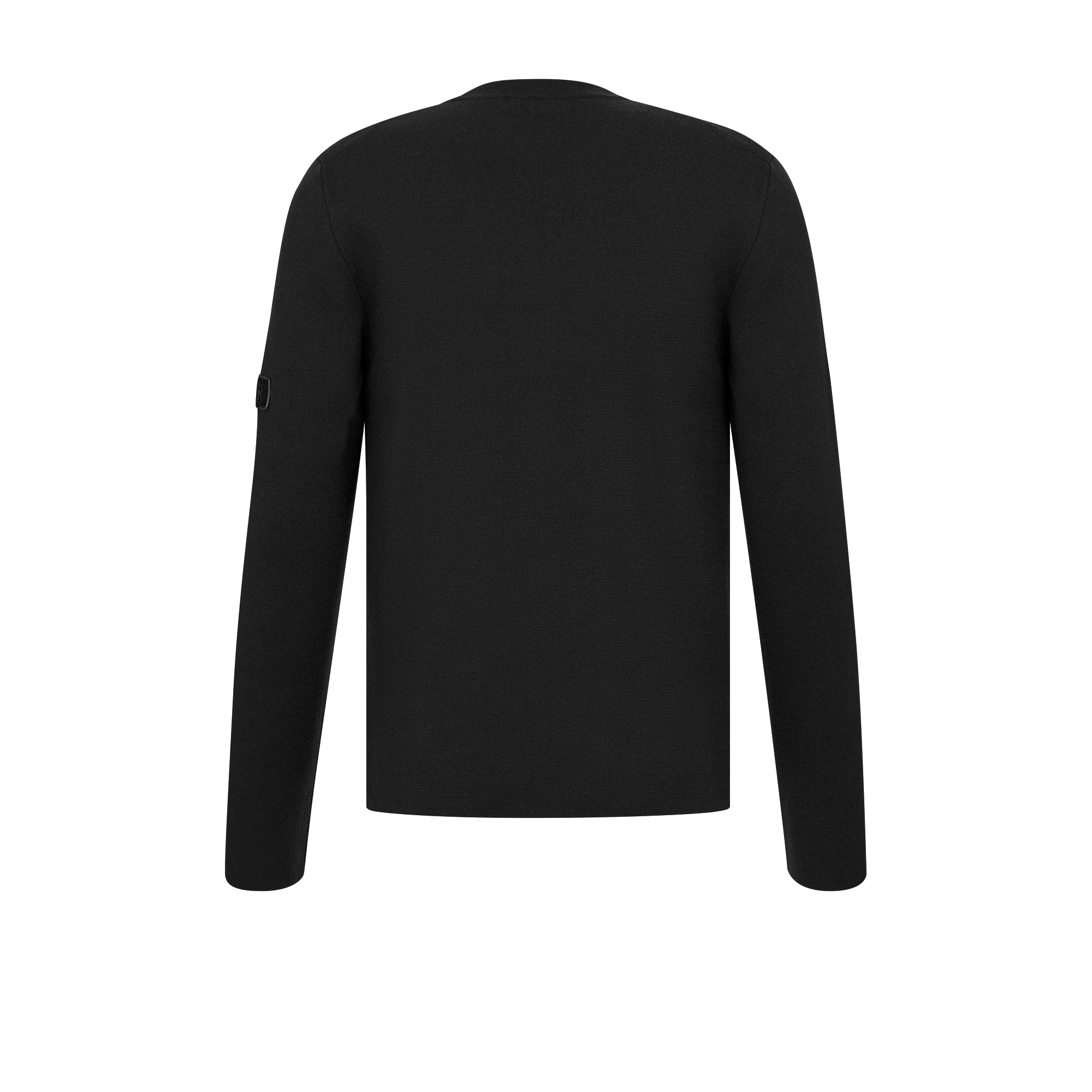 Dior Patch Sweater Black Punto Milano Wool | DIOR