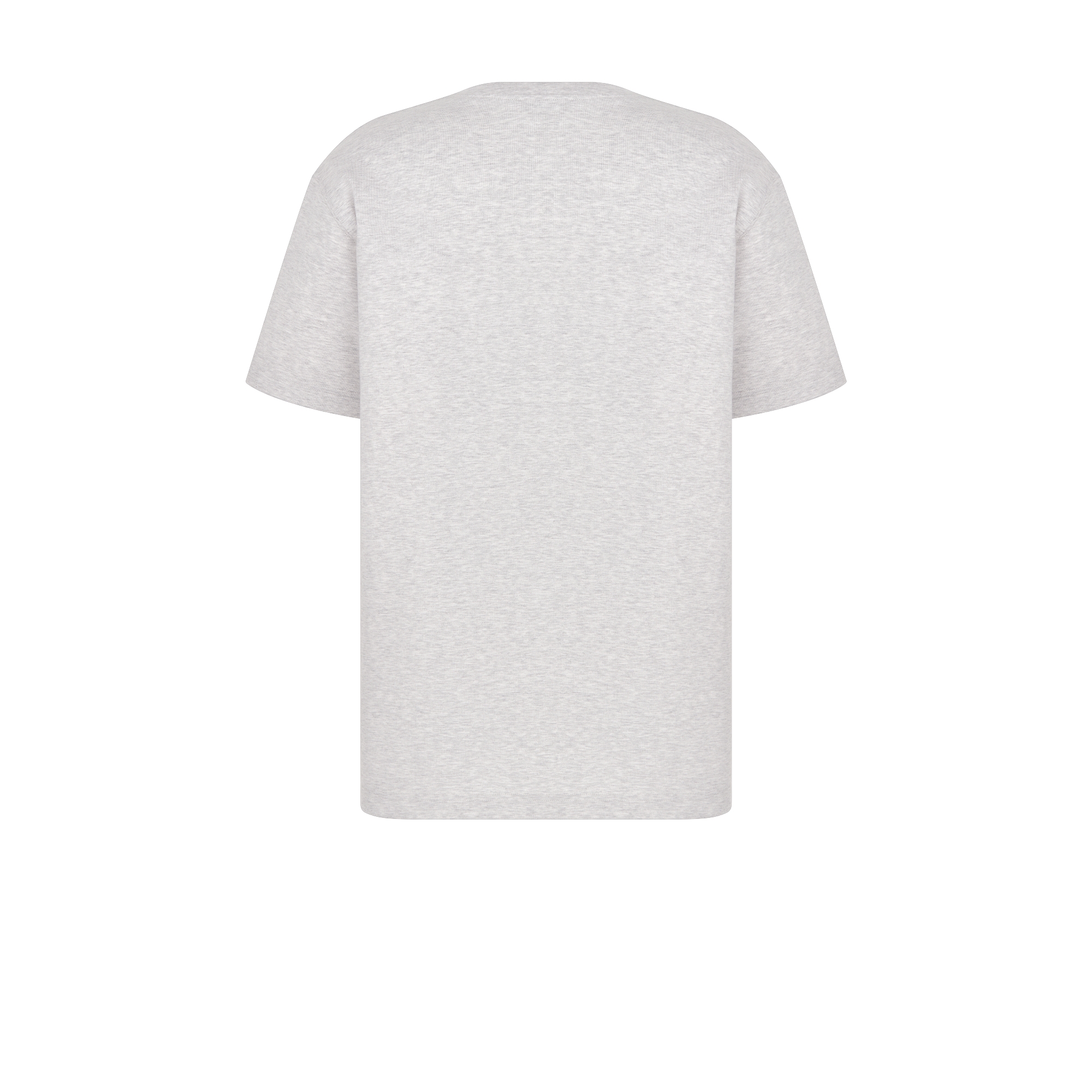 CD Icon T-Shirt, Relaxed Fit Gray Cotton Jersey | DIOR