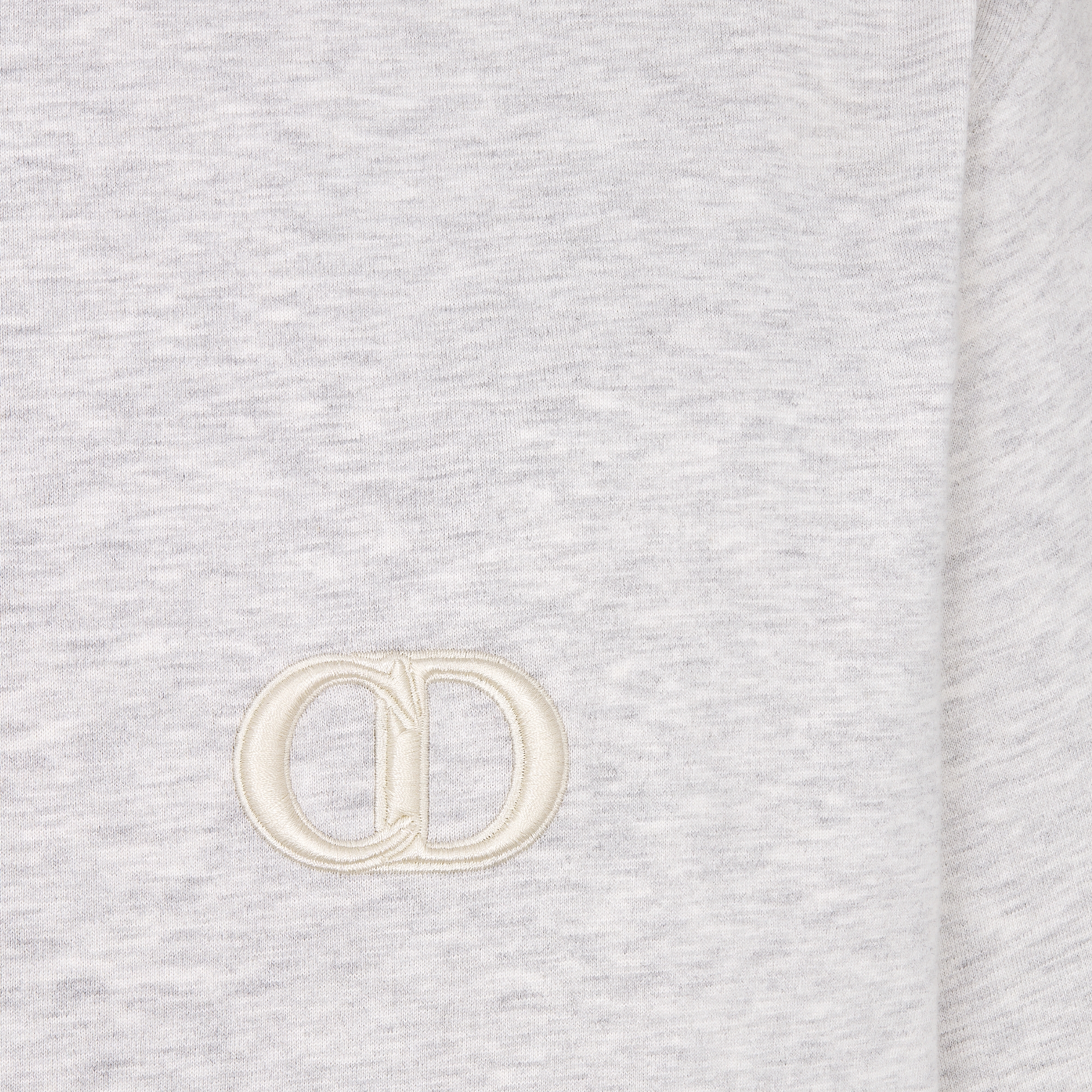 CD Icon T-Shirt, Relaxed Fit Gray Cotton Jersey | DIOR