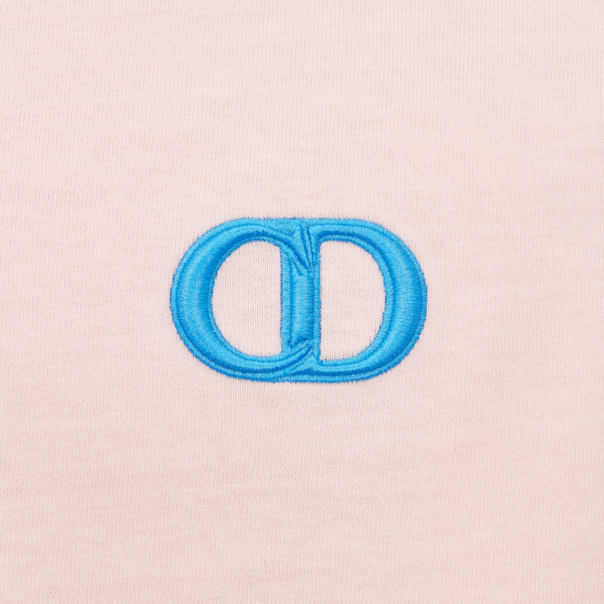 CD Icon T-Shirt, Relaxed Fit Pink Cotton Jersey | DIOR