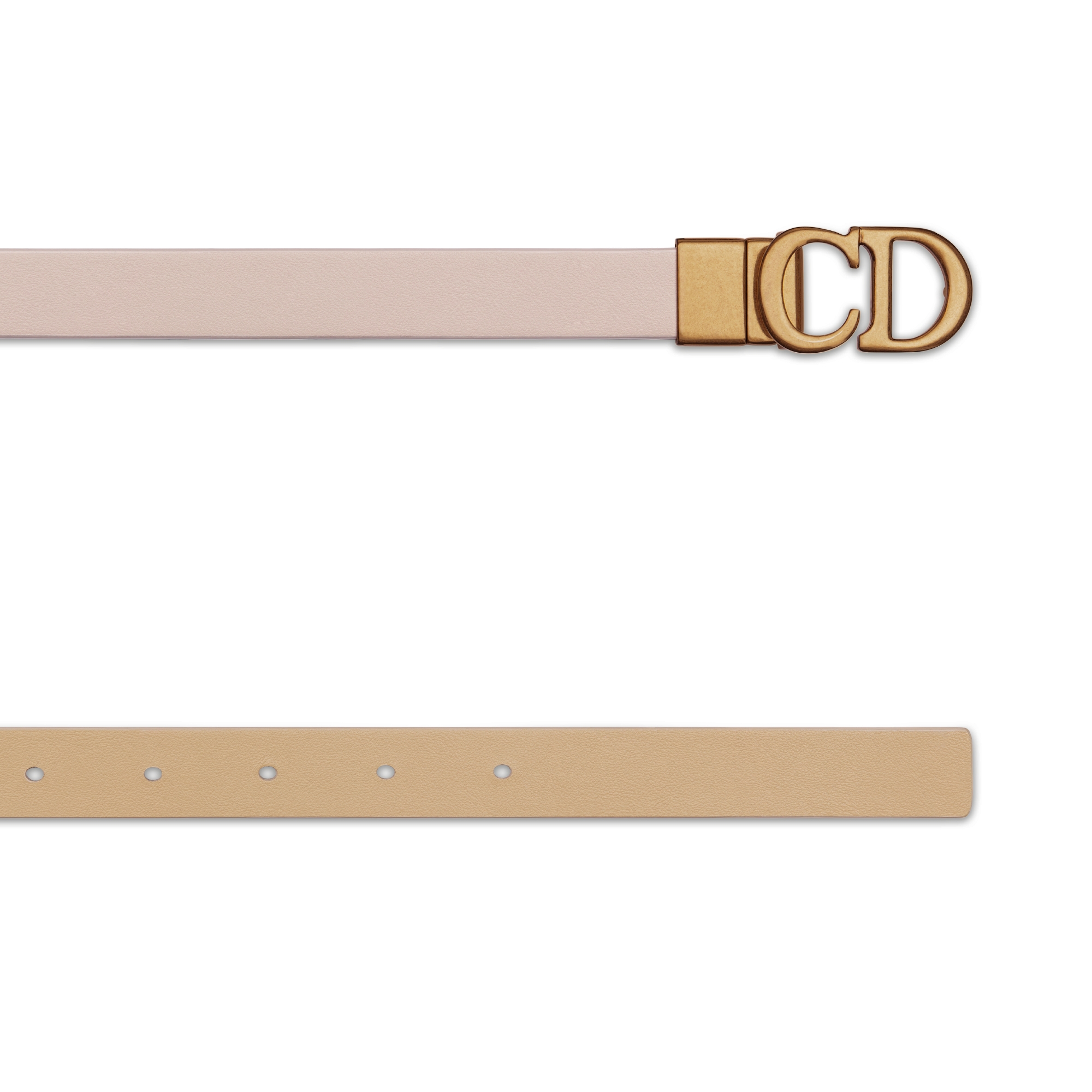 Reversible Saddle Belt Trench Beige and Biscuit Smooth Calfskin, 20 MM ...