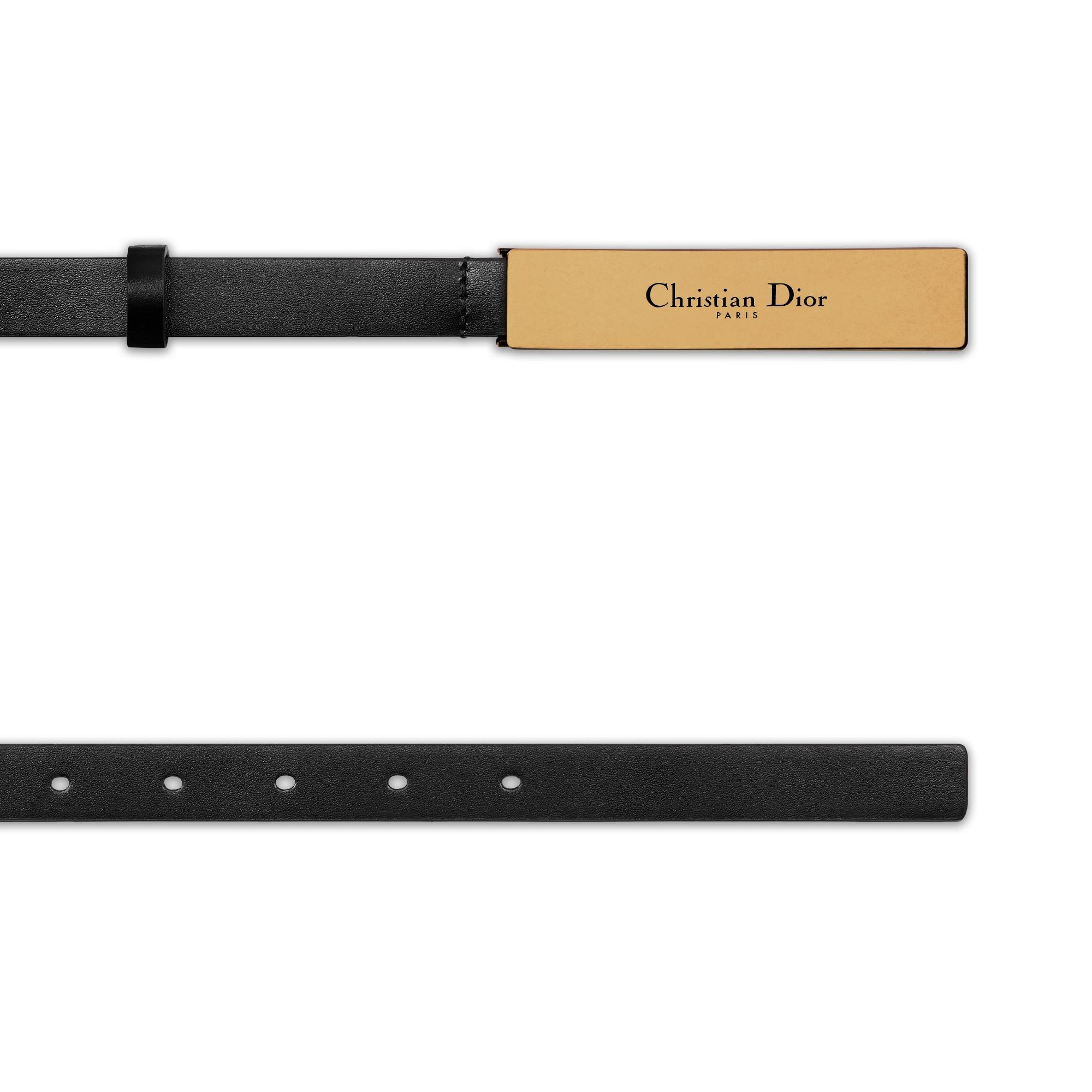 Dior Icon Belt Black Ultrasoft Calfskin, 17 MM | DIOR