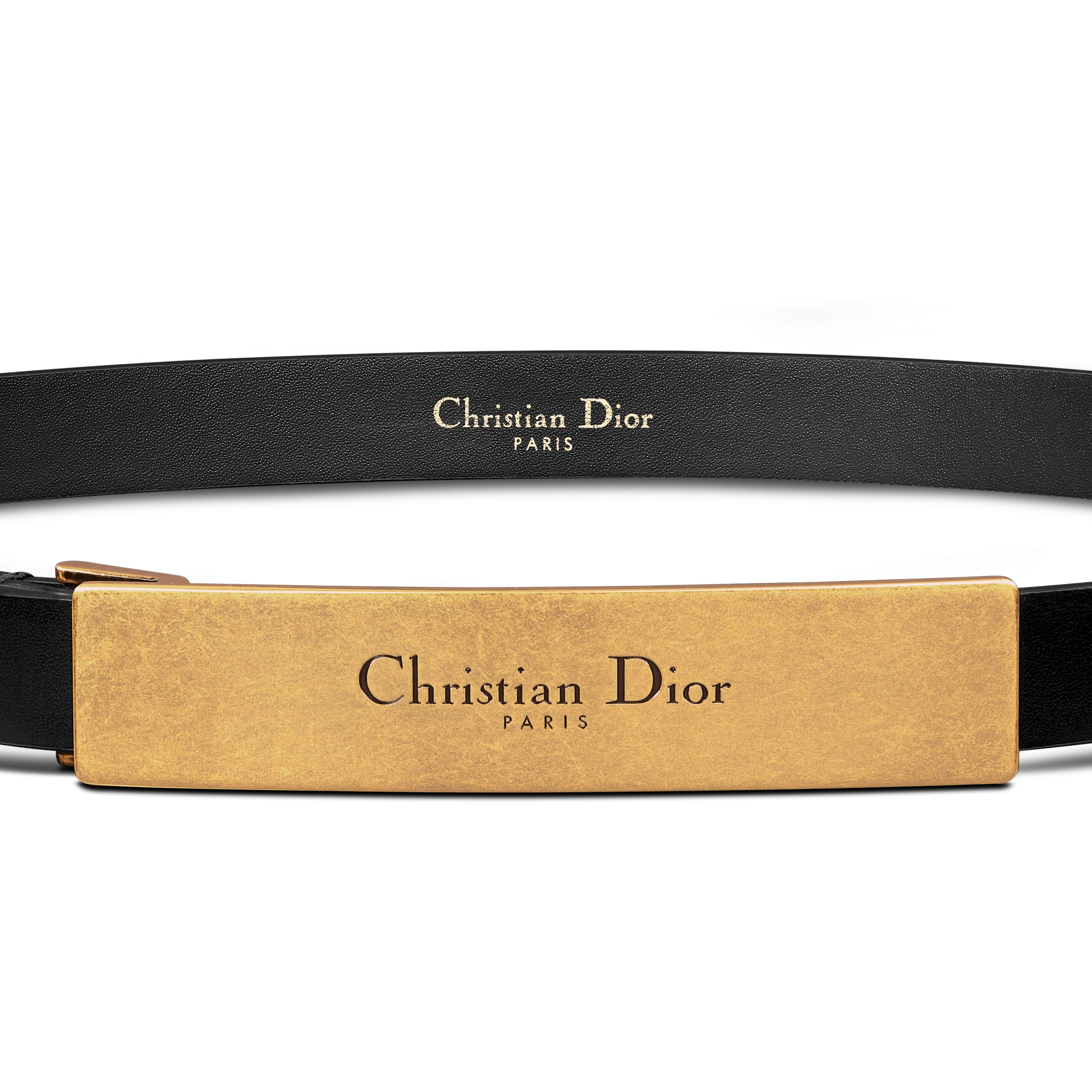 Dior Icon Belt Black Ultrasoft Calfskin, 17 MM | DIOR