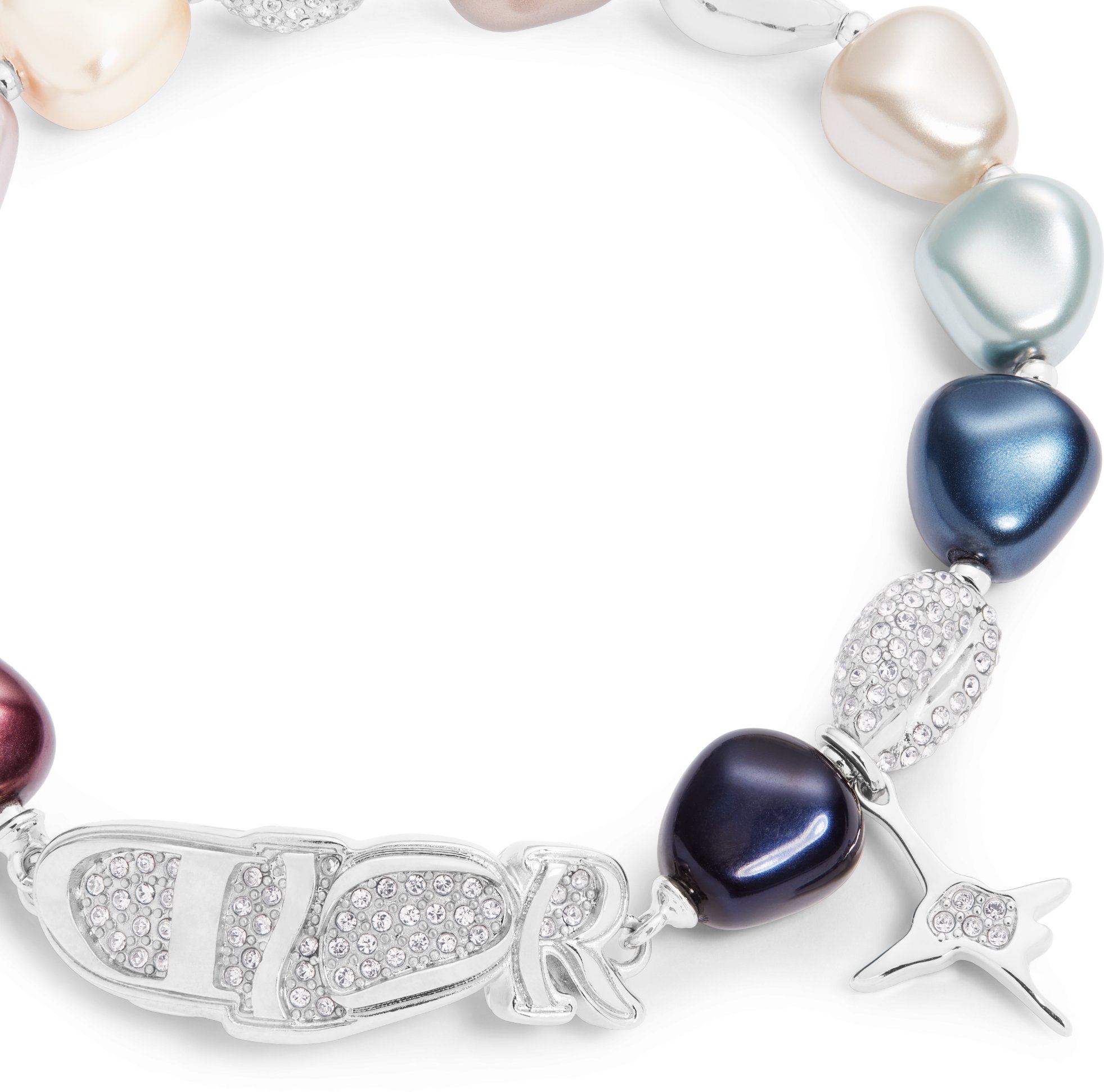 DIOR AND LEWIS HAMILTON Bracelet Multicolor Crystal, Silver-Finish ...