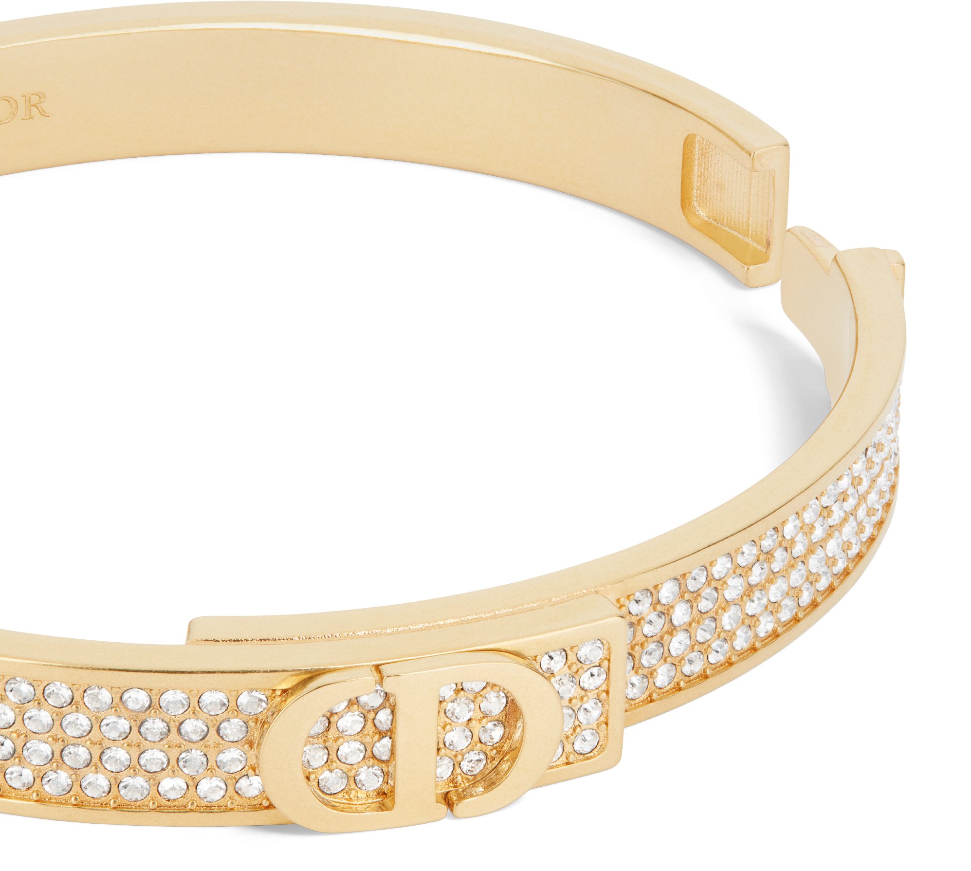 Bracciale rigido 30 Montaigne Metallo con finitura color oro e ...