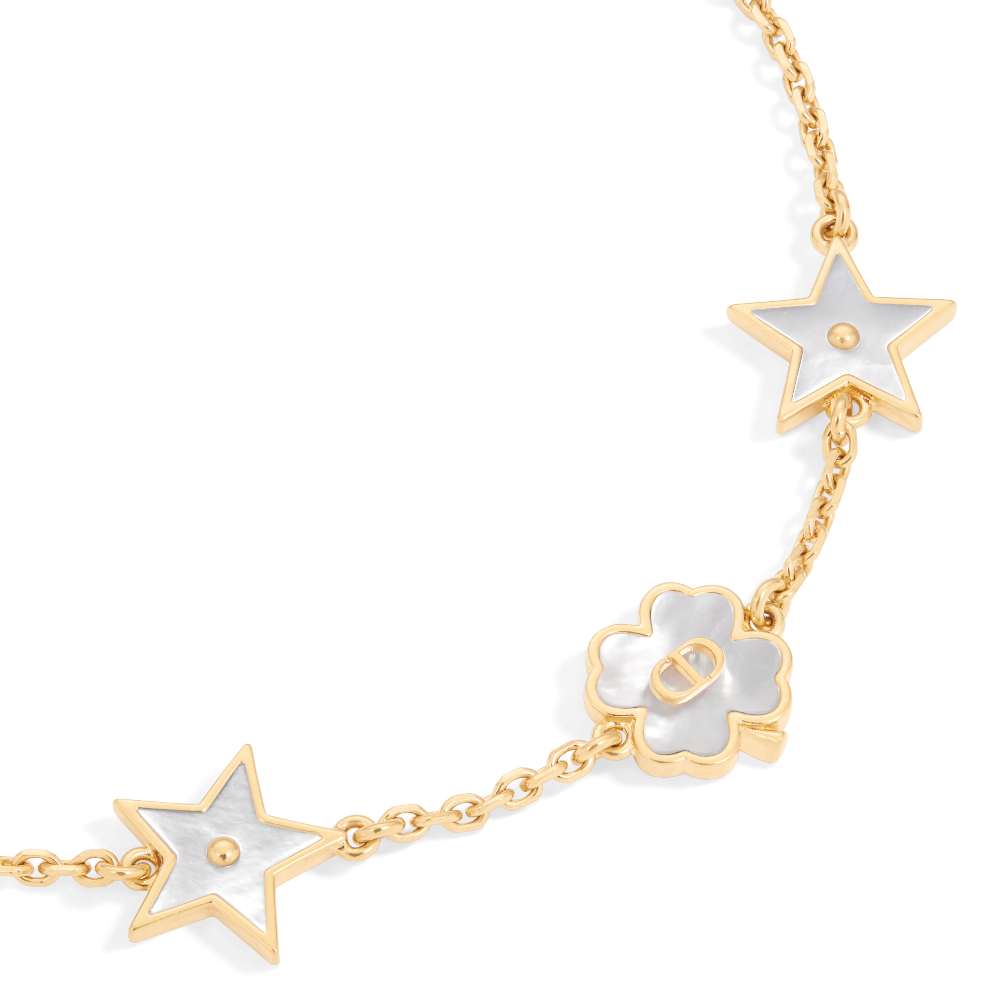 Dior Destiny Bracelet Gold-Finish Metal and Mother-of-Pearl | DIOR