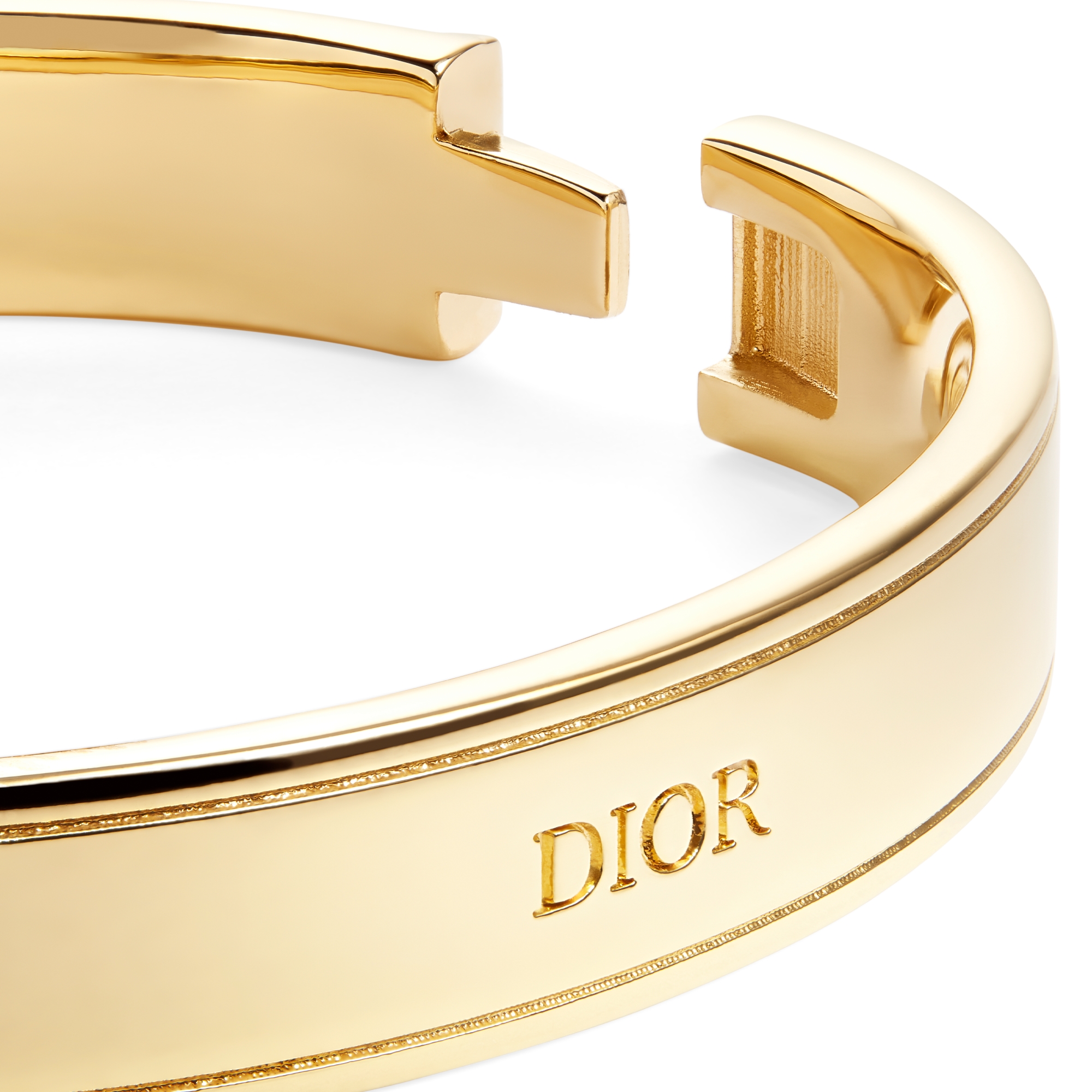 Dior Signature Bangle Gold-Finish Metal | DIOR