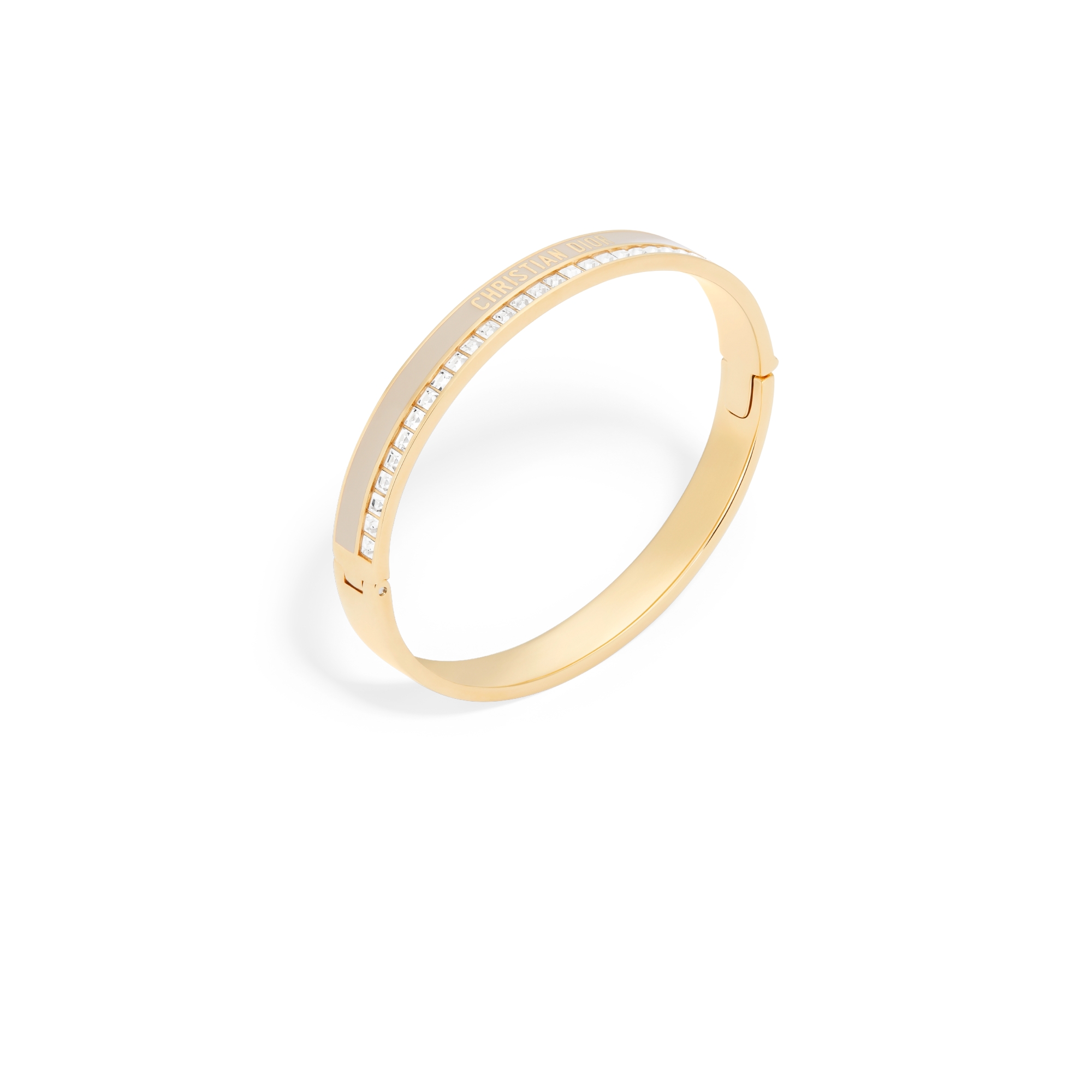 Dior Night Code Bangle Gold-Finish Metal, White Crystals and Powder ...