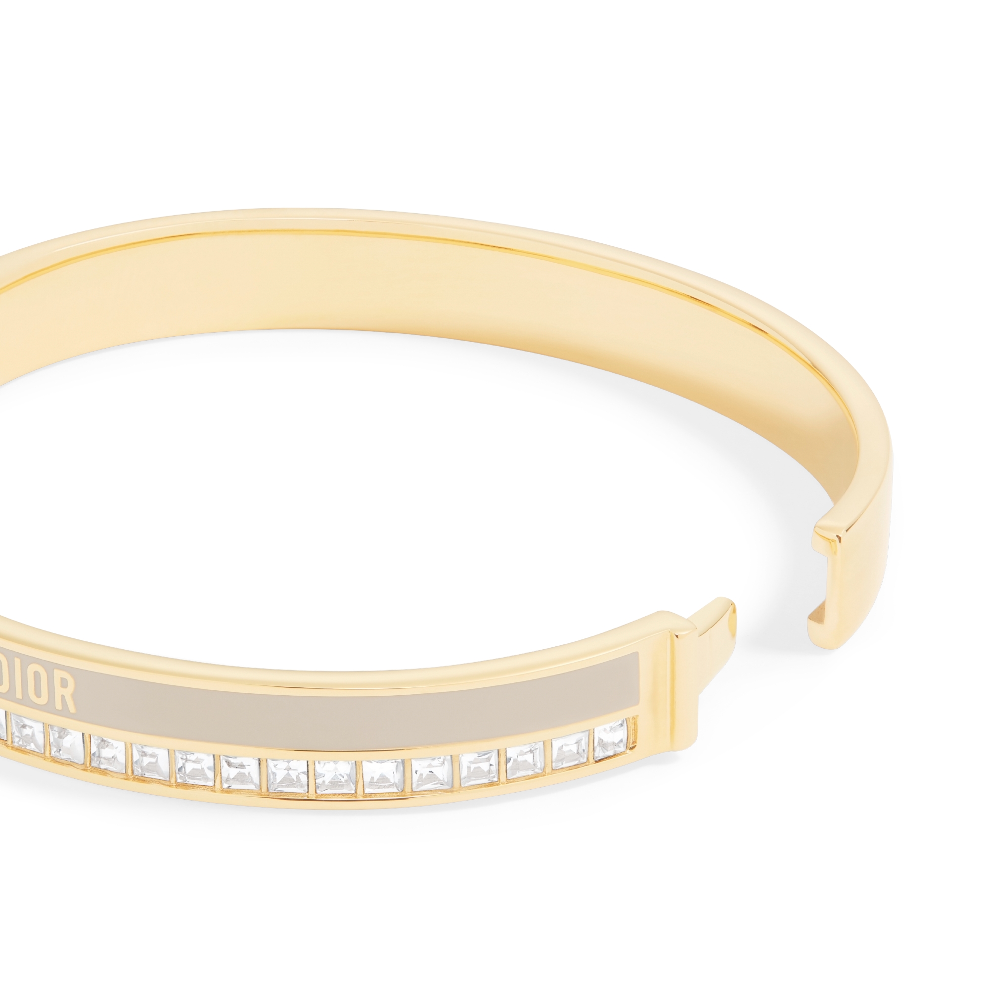 Dior Night Code Bangle Gold-Finish Metal, White Crystals and Powder ...