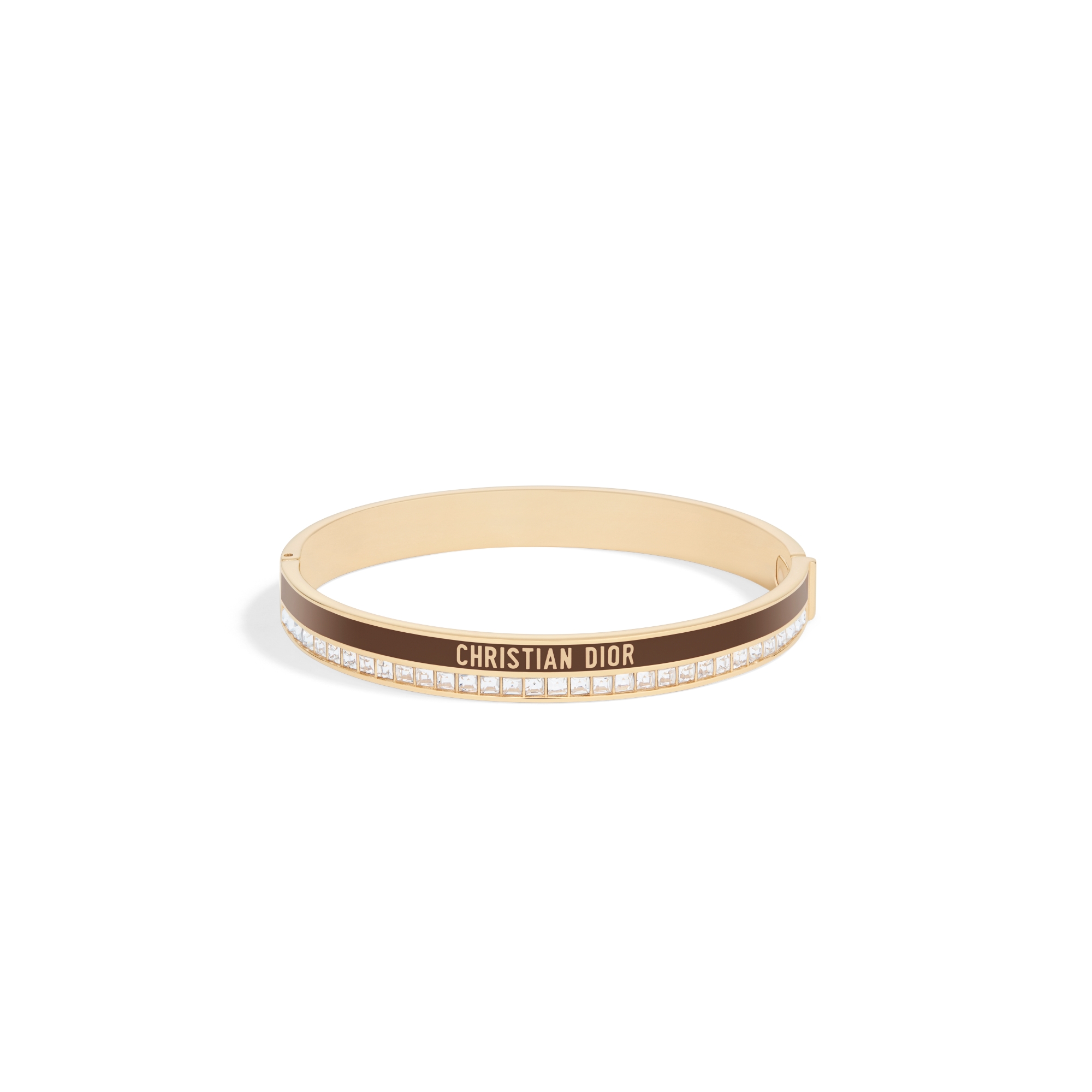 Dior Night Code Bangle Gold-Finish Metal, White Crystals and White ...