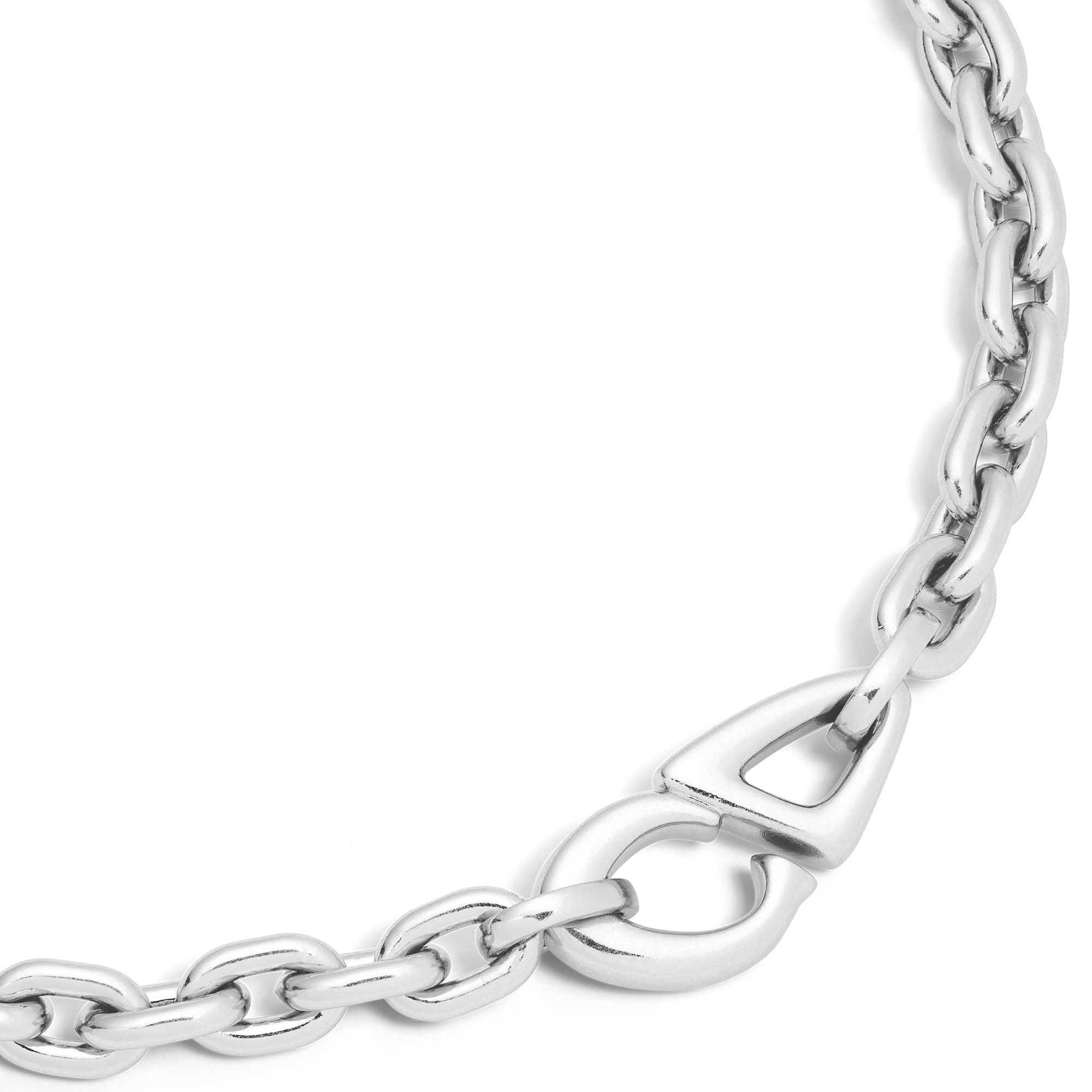 CD30 Chain Link Bracelet Silver-Finish Brass | DIOR