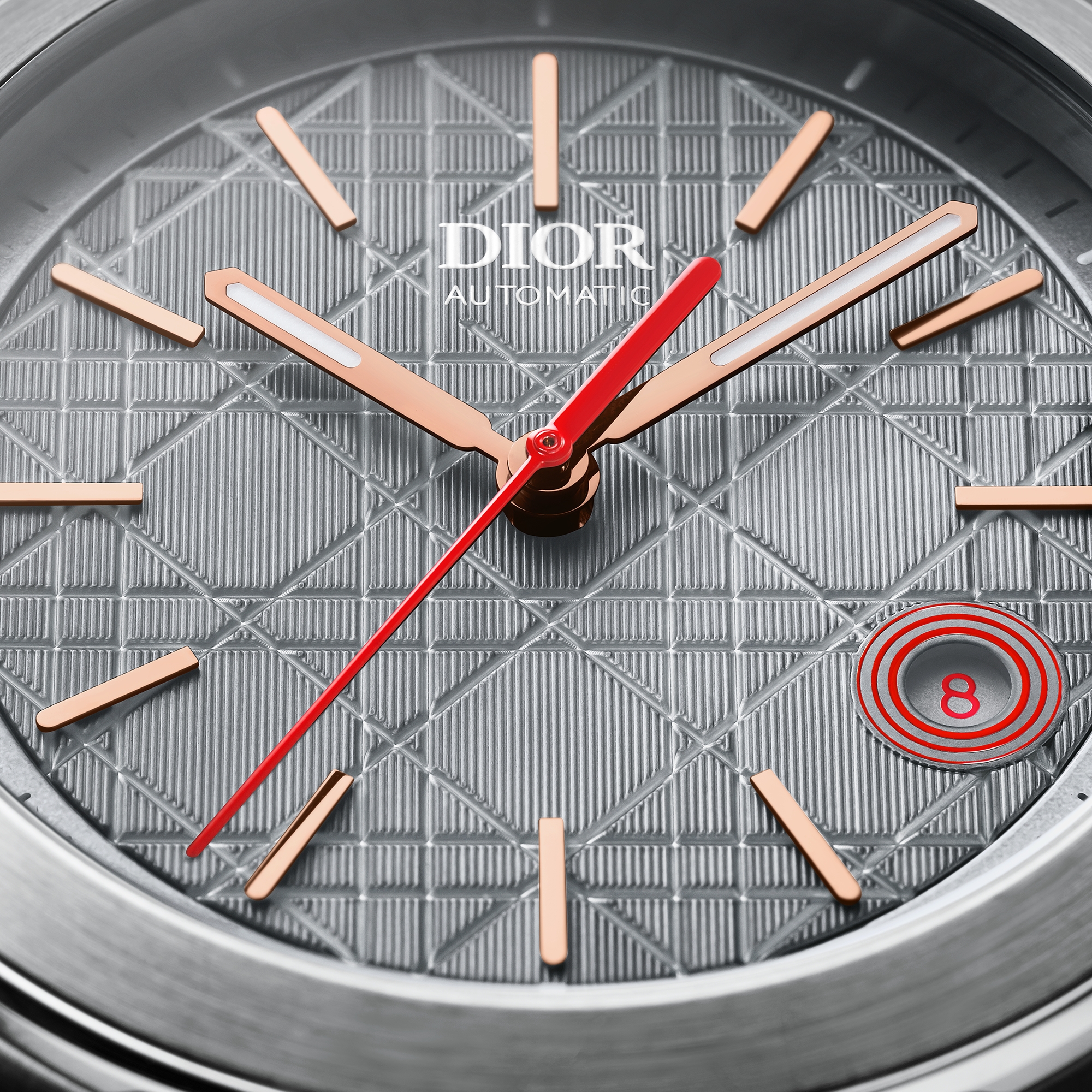 Chiffre Rouge Ø 38 MM, Automatic, Steel, Pink Gold Bumper | DIOR