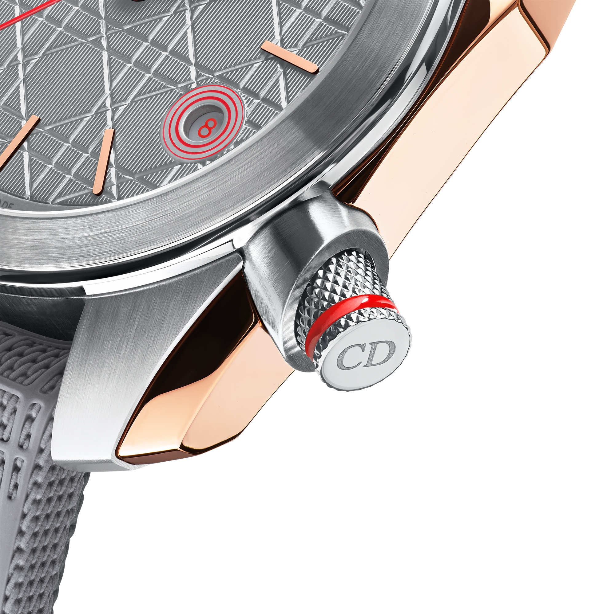 Chiffre Rouge Ø 38 MM, Automatic, Steel, Pink Gold Bumper | DIOR