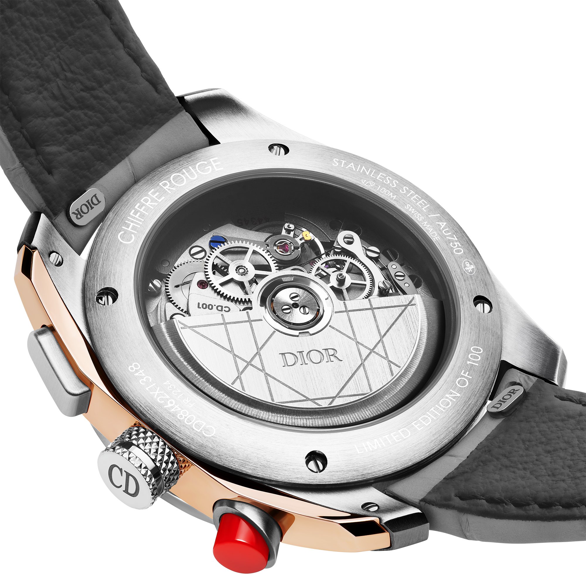 Chiffre Rouge Ø 41 MM, Automatic, Chronograph, Steel, Pink Gold Bumper ...