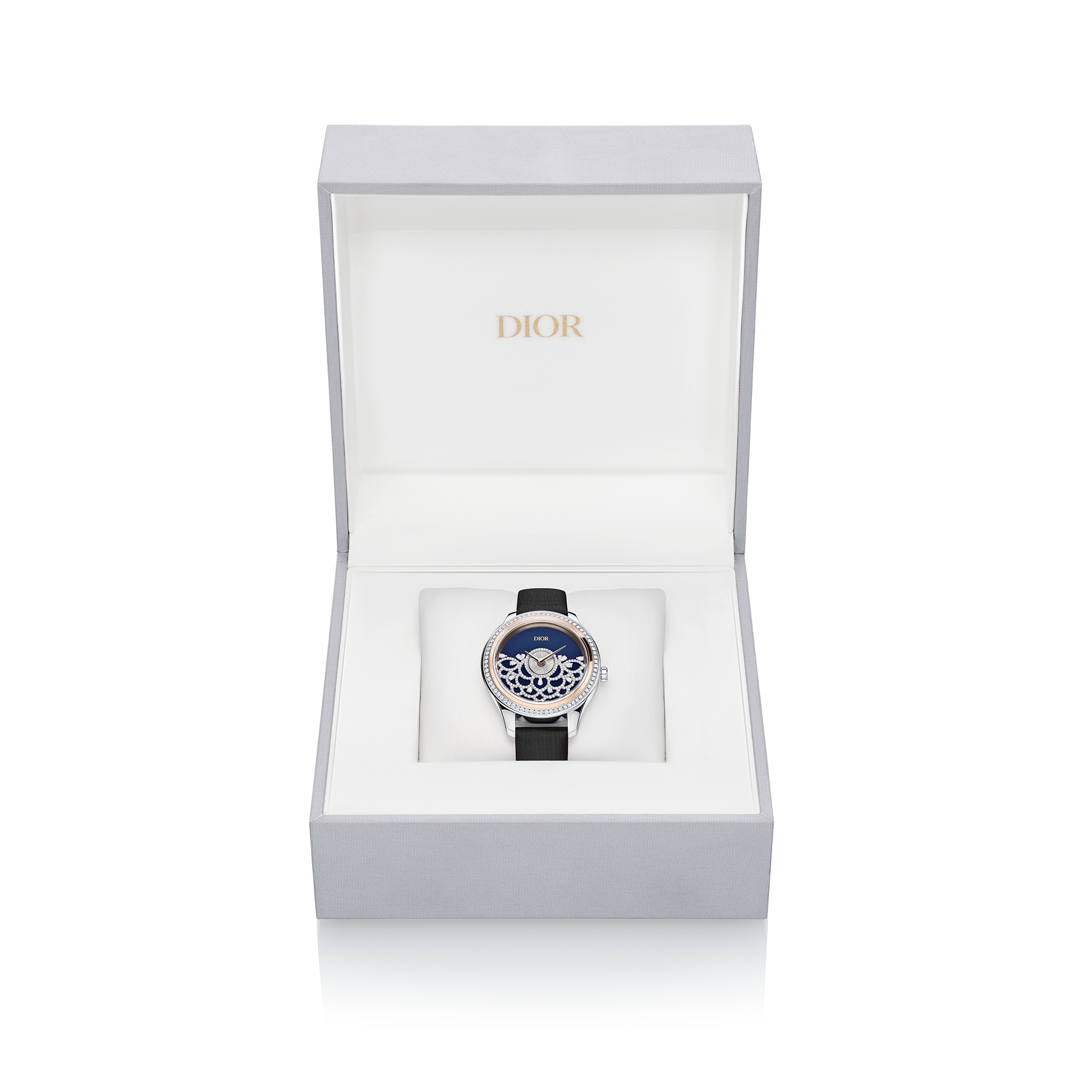 Dior Grand Bal Dentelle Ø 36 mm, movimento automatico, acciaio, oro ...