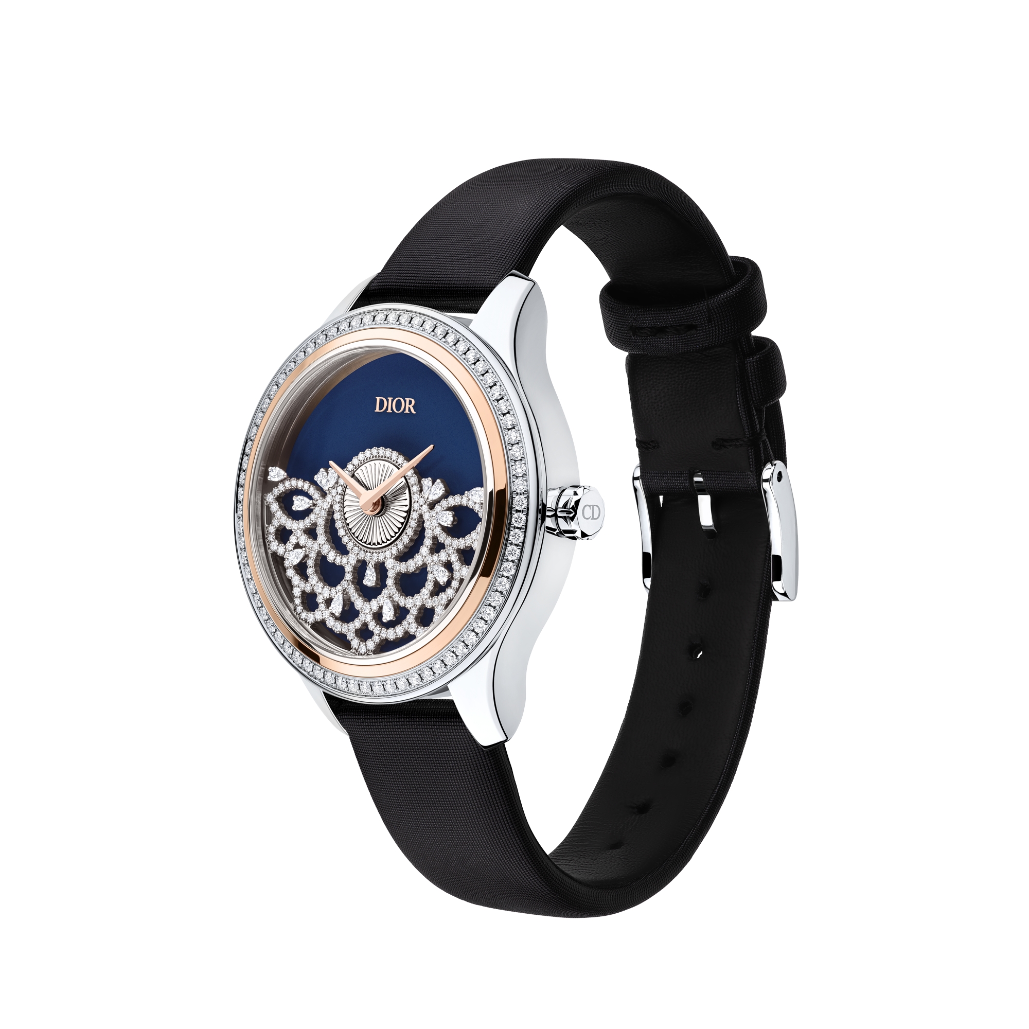 Dior Grand Bal Dentelle Ø 36 mm, Automatic Movement, Steel, Pink Gold ...