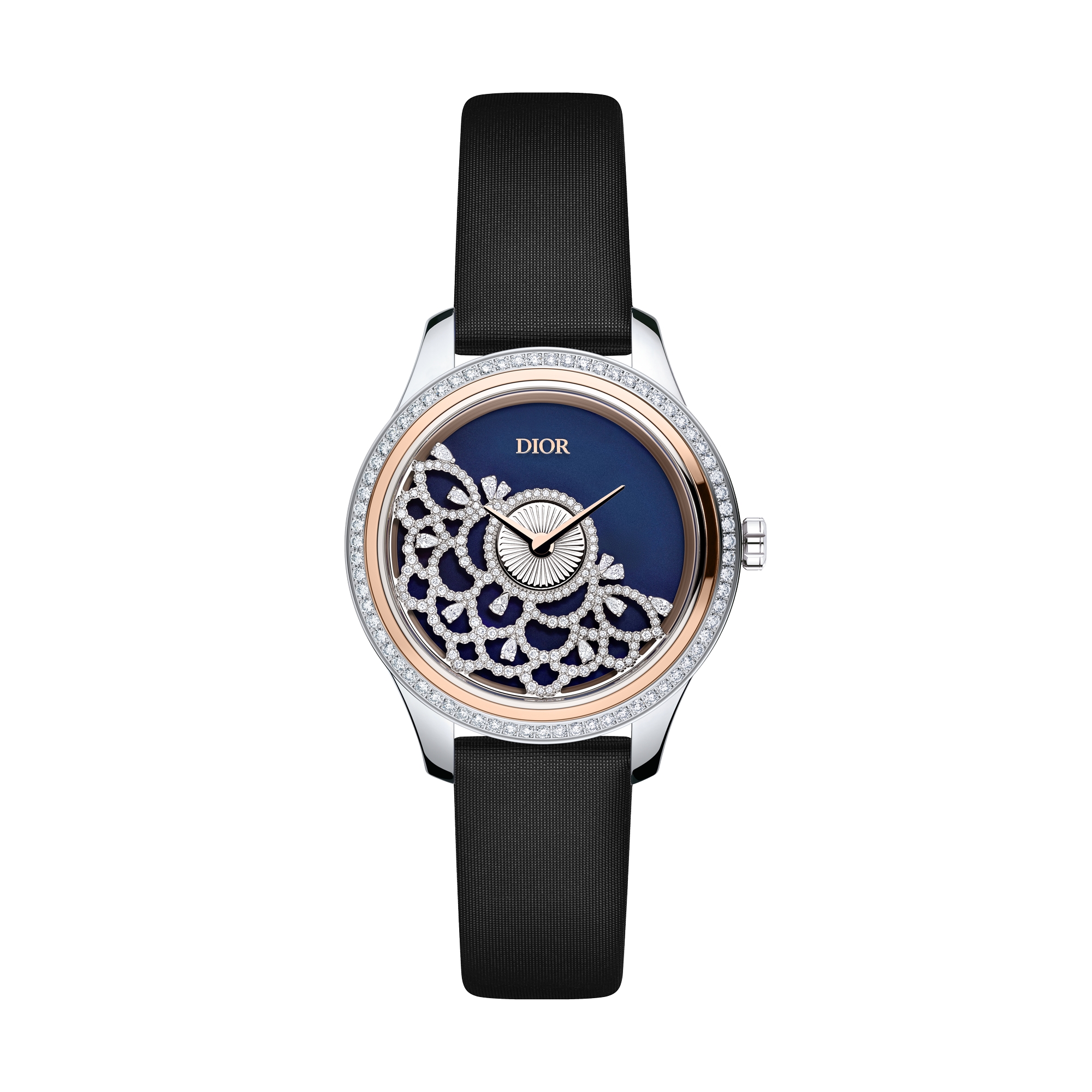 Dior Grand Bal Dentelle Ø 36 mm, movimento automatico, acciaio, oro ...