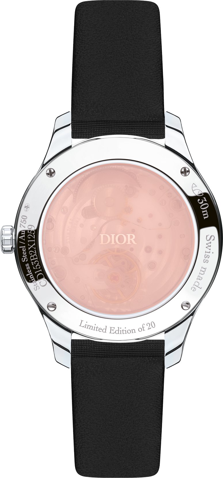 Dior Grand Bal Milly La Nuit Ø 36 mm, Automatic Movement, Steel, Pink ...