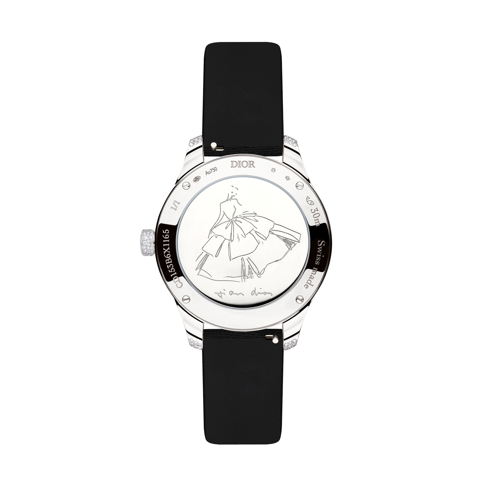 Dior Grand Bal de Printemps N°2 Ø 36 mm, white gold, diamonds and ...