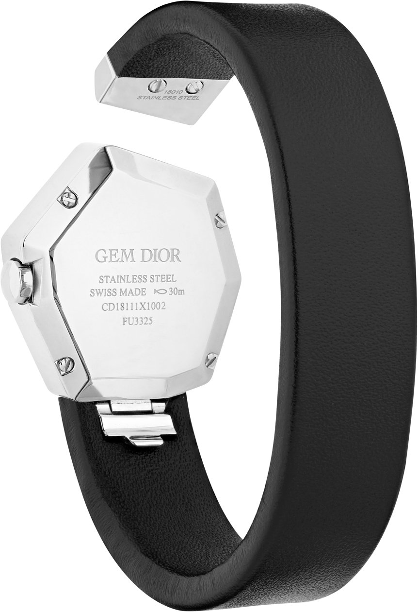 GEM DIOR Ø 27 mm (1”), Steel, Mother-of-Pearl and Diamonds | DIOR