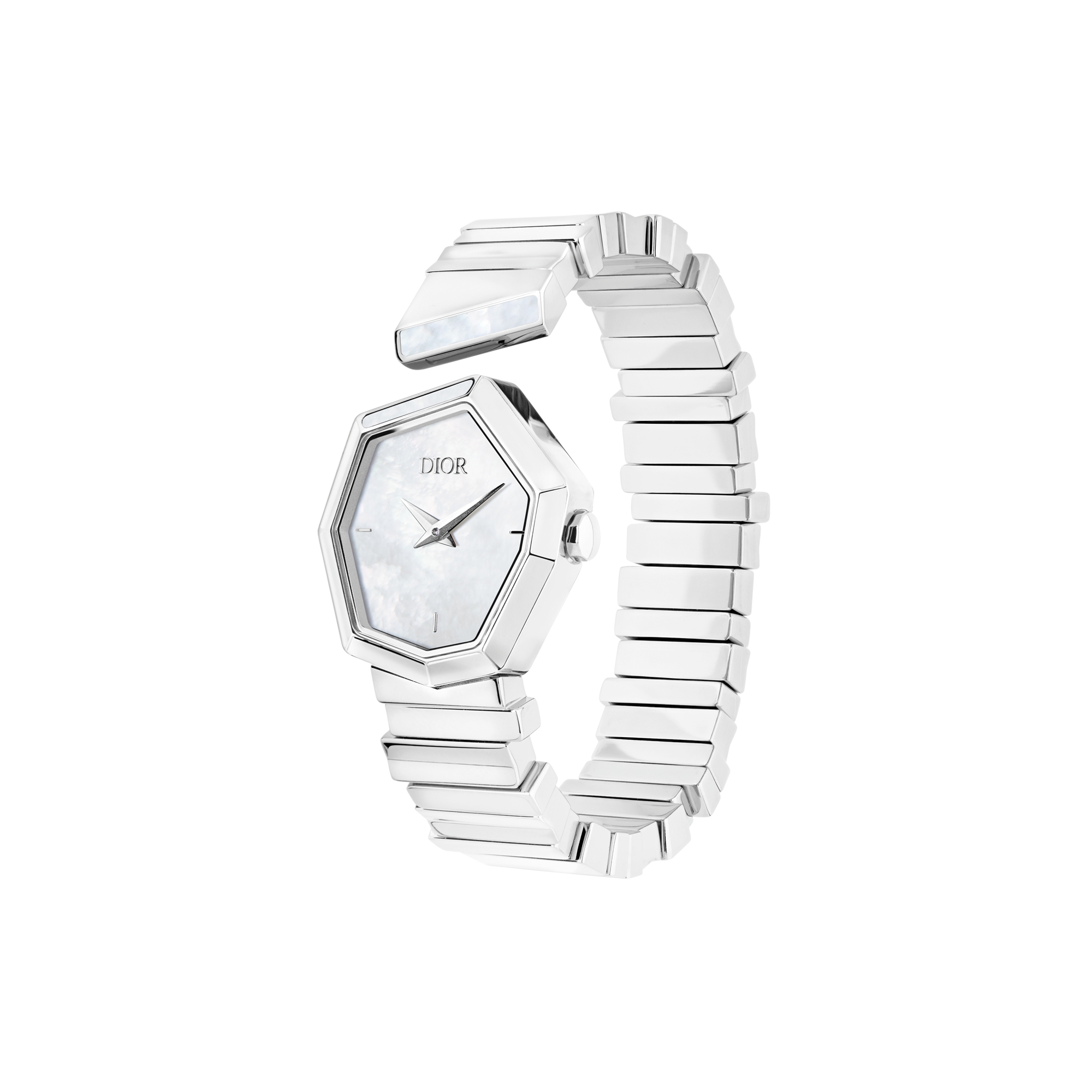 GEM DIOR Ø 27 MM, Steel and Mother-of-Pearl | DIOR