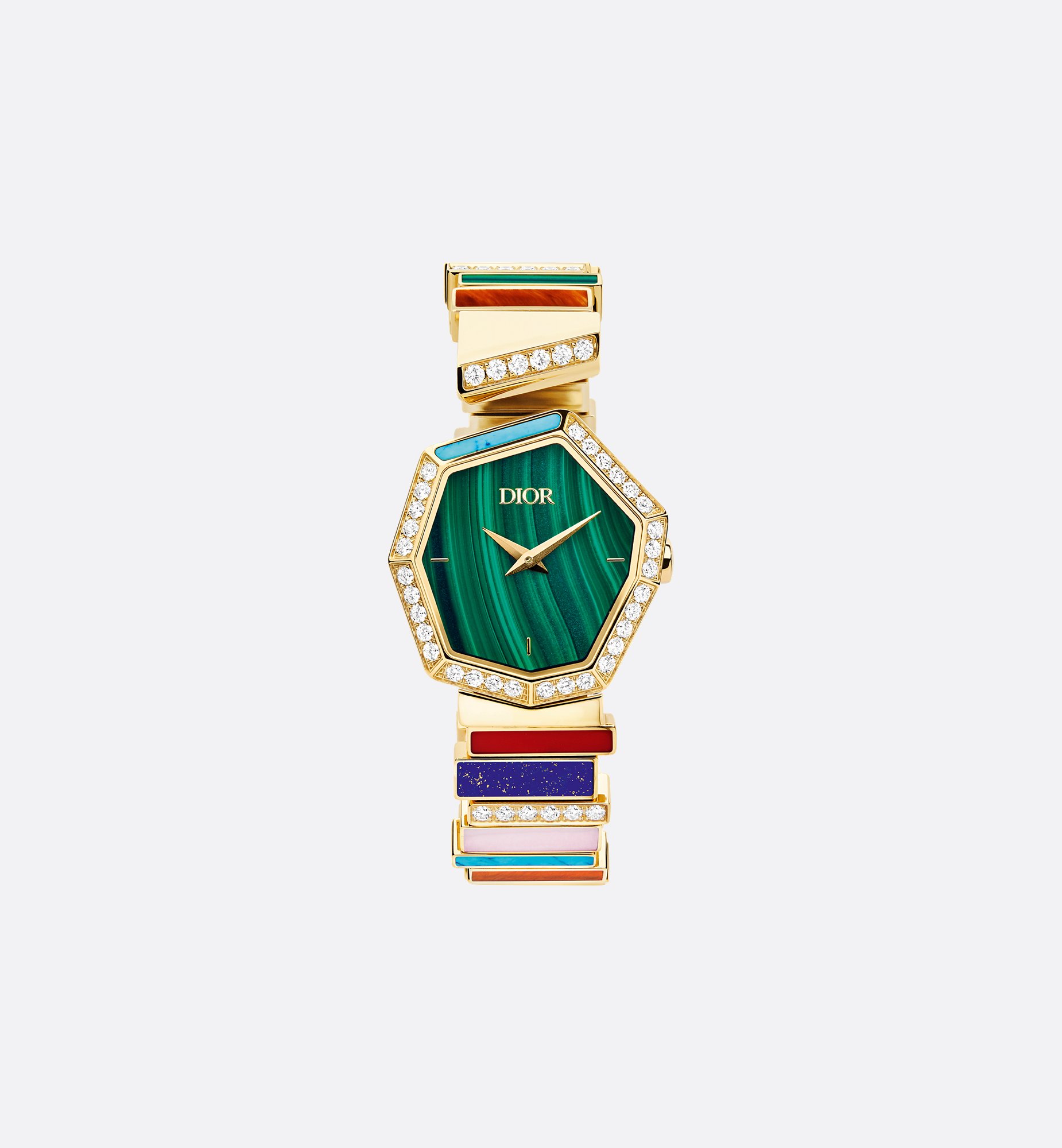 GEM DIOR Ø 27 mm (1”), Pink Gold, Decorative Stones and GEM DIOR Ø 27 mm (1”), Pink Gold, Decorative Stones and