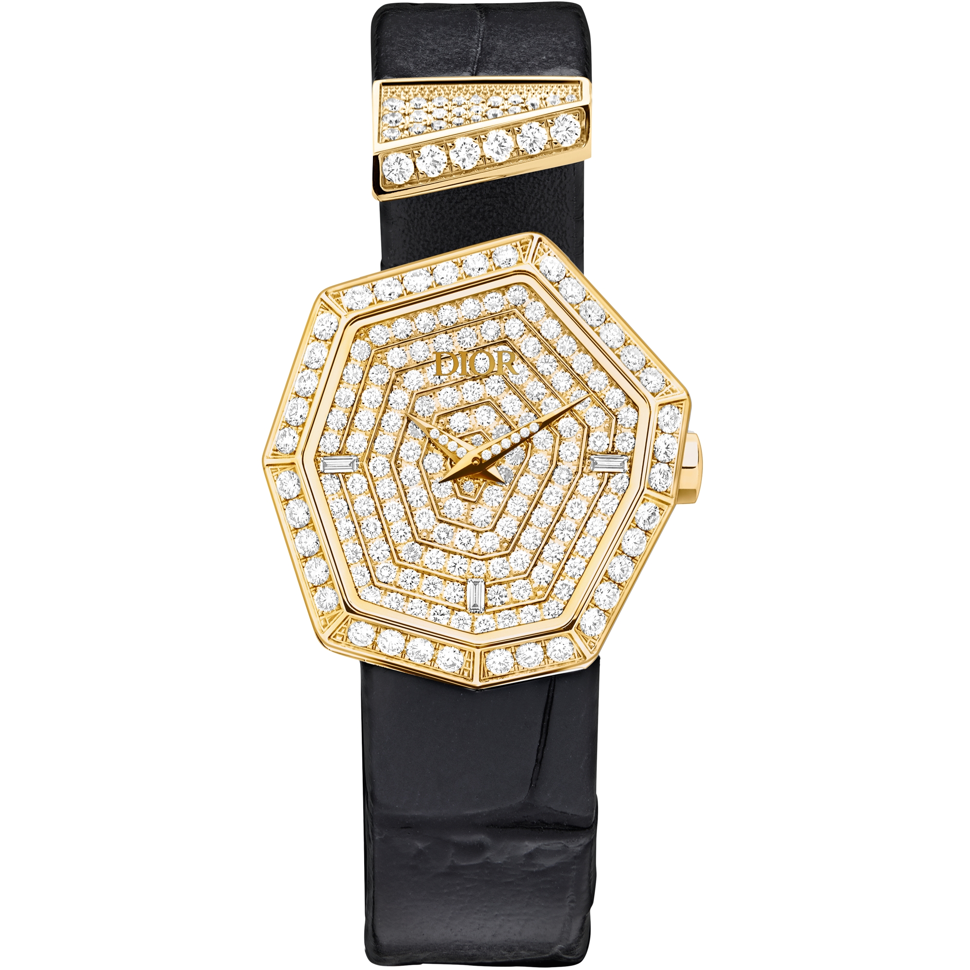 GEM DIOR Ø 27 mm, Yellow Gold and Diamonds | DIOR