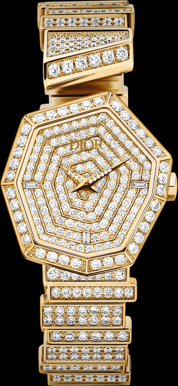 GEM DIOR Ø 27 mm, Yellow Gold and Diamonds | DIOR