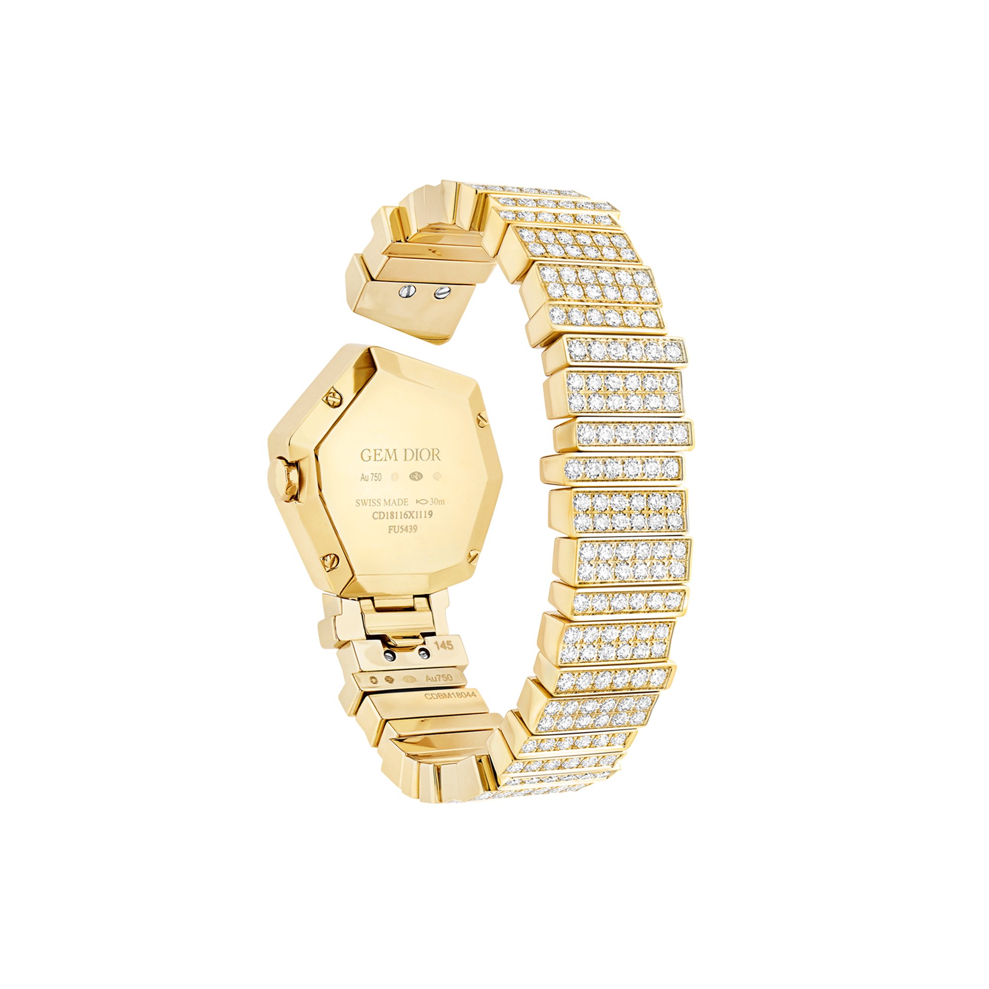 GEM DIOR Ø 27 mm, Yellow Gold and Diamonds | DIOR