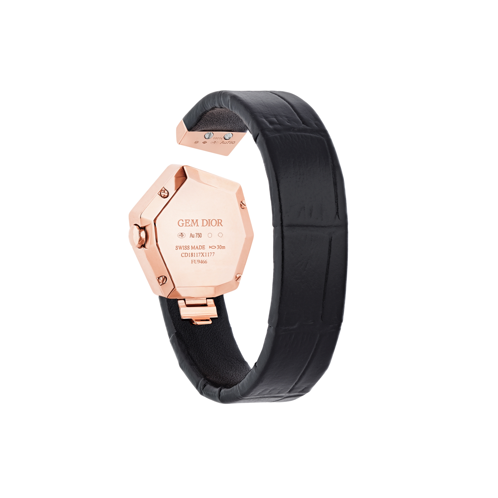 GEM DIOR Ø 27 mm, Roségold, Diamanten und Aragonit | DIOR