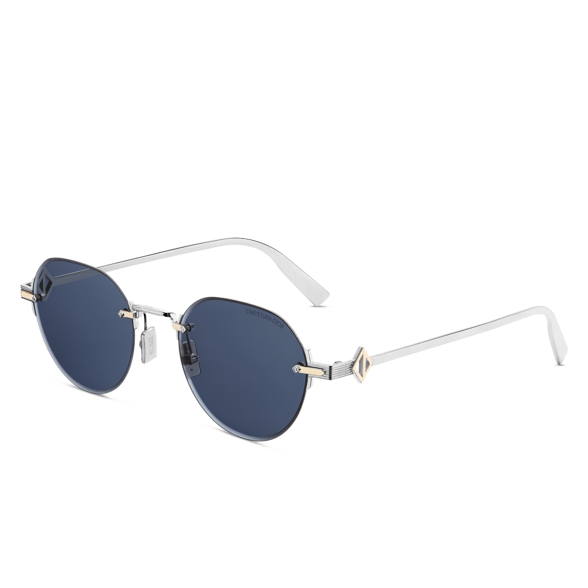 CD Diamond R5U Gele ronde zonnebril | DIOR