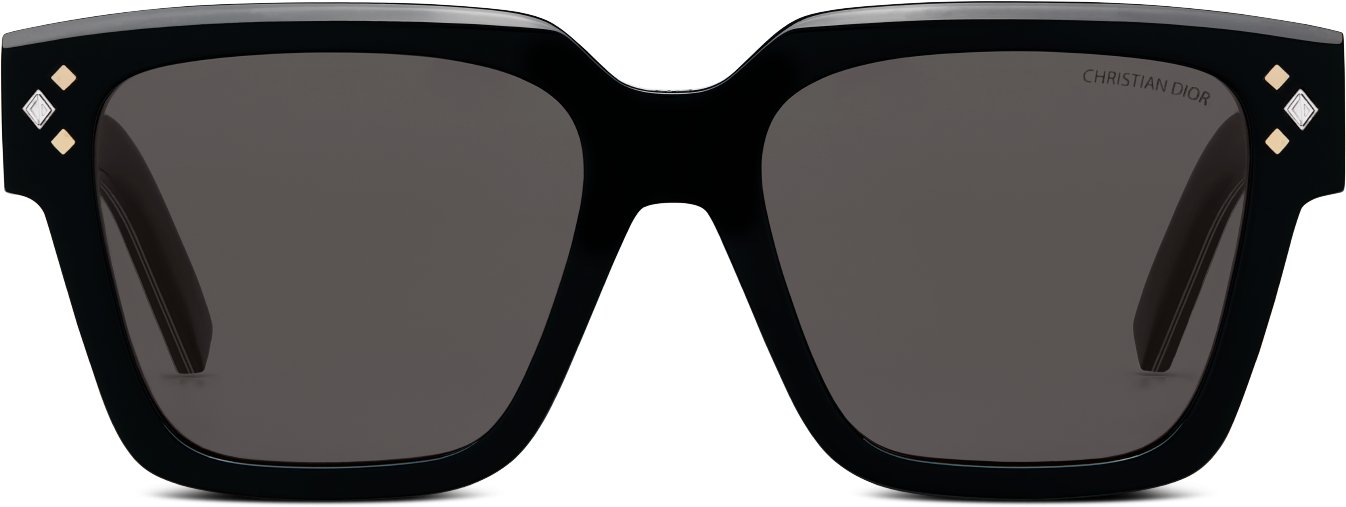CD Diamond S3F Black Square Sunglasses | DIOR
