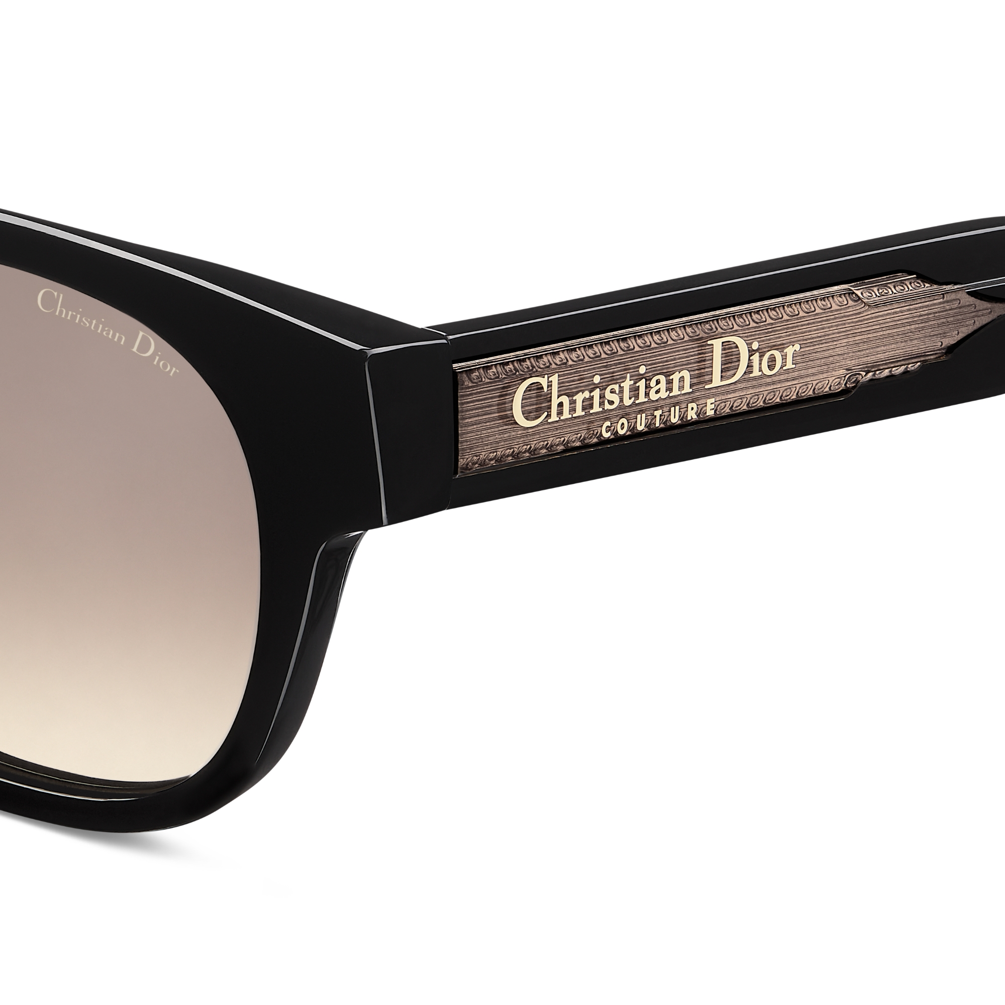 Christian Dior Label R1F Black and Beige Pantos Sunglasses | DIOR