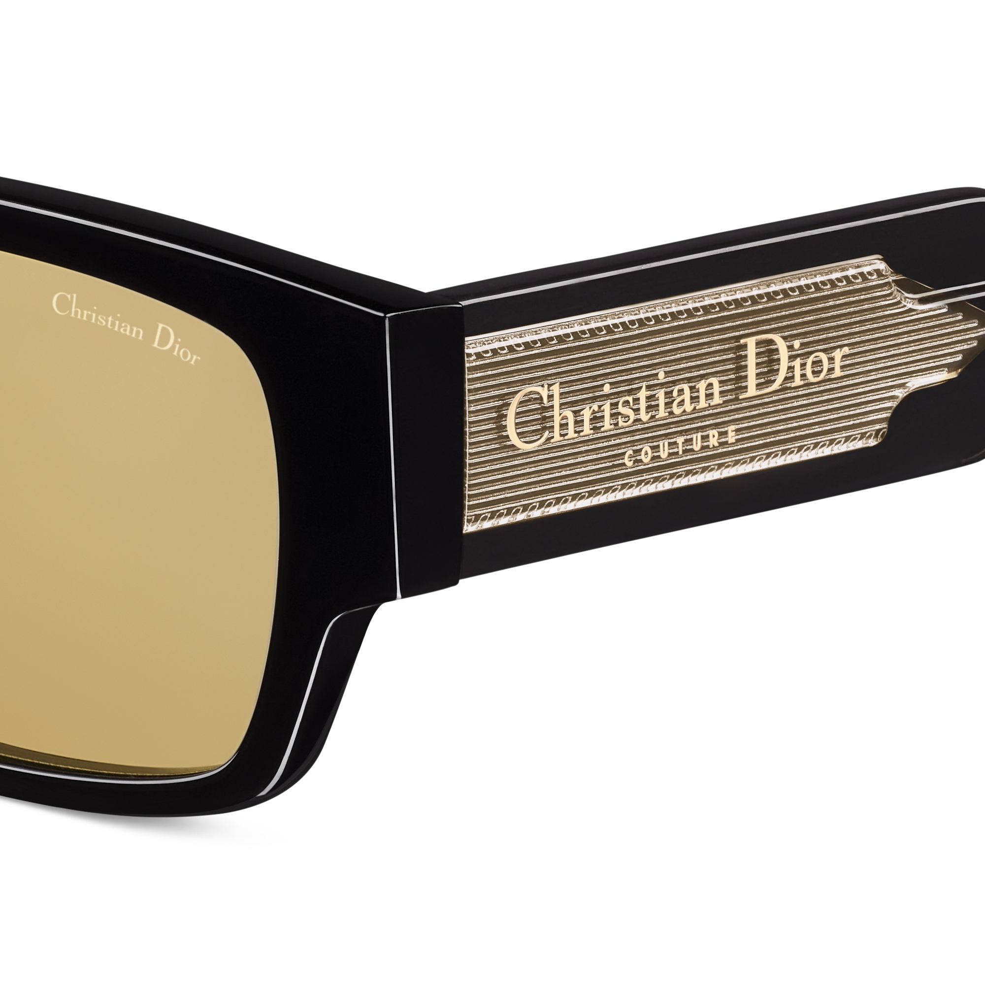 Christian Dior Label S1F Black Rectangular Sunglasses | DIOR