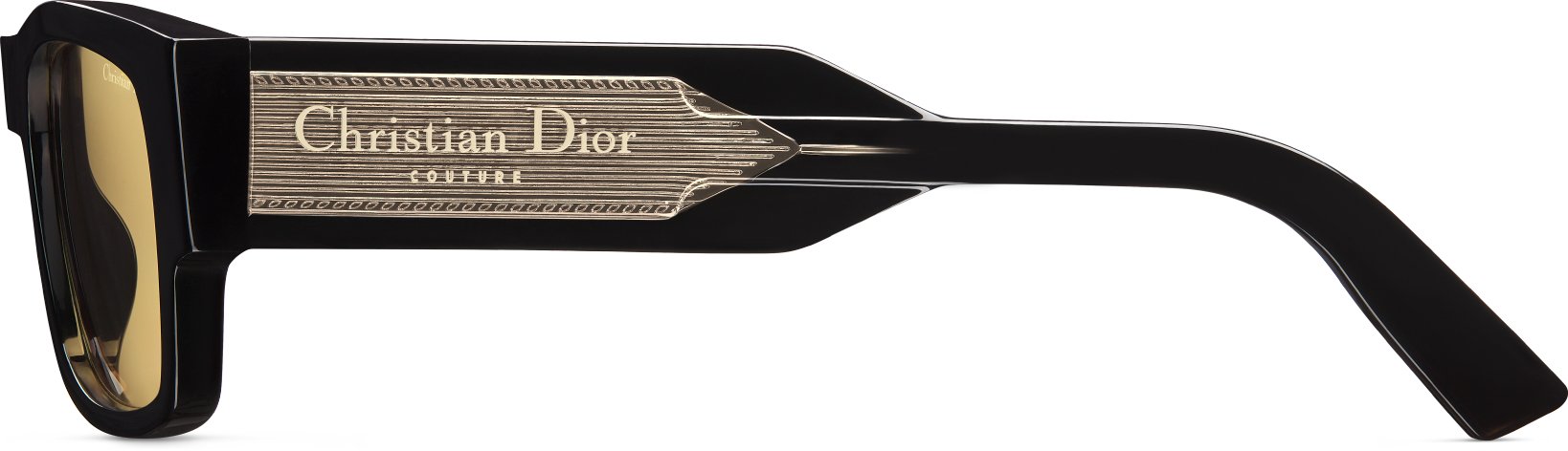 Christian Dior Label S1I Black Rectangular Sunglasses | DIOR