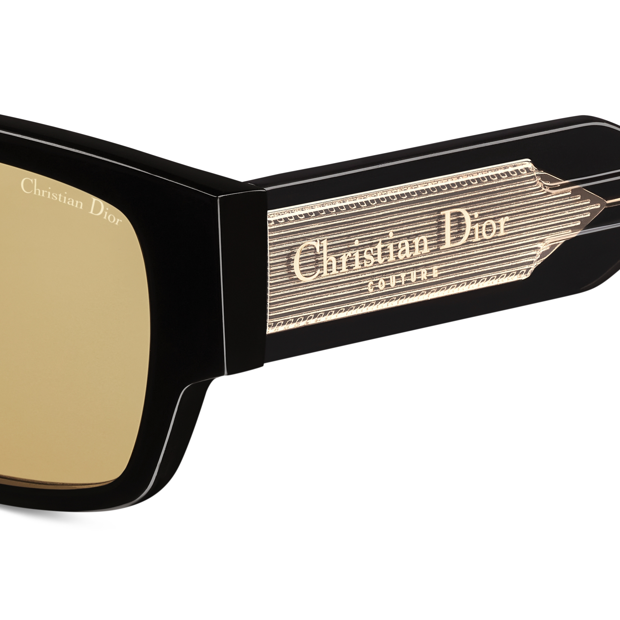 Christian Dior Label S1I Black Rectangular Sunglasses | DIOR